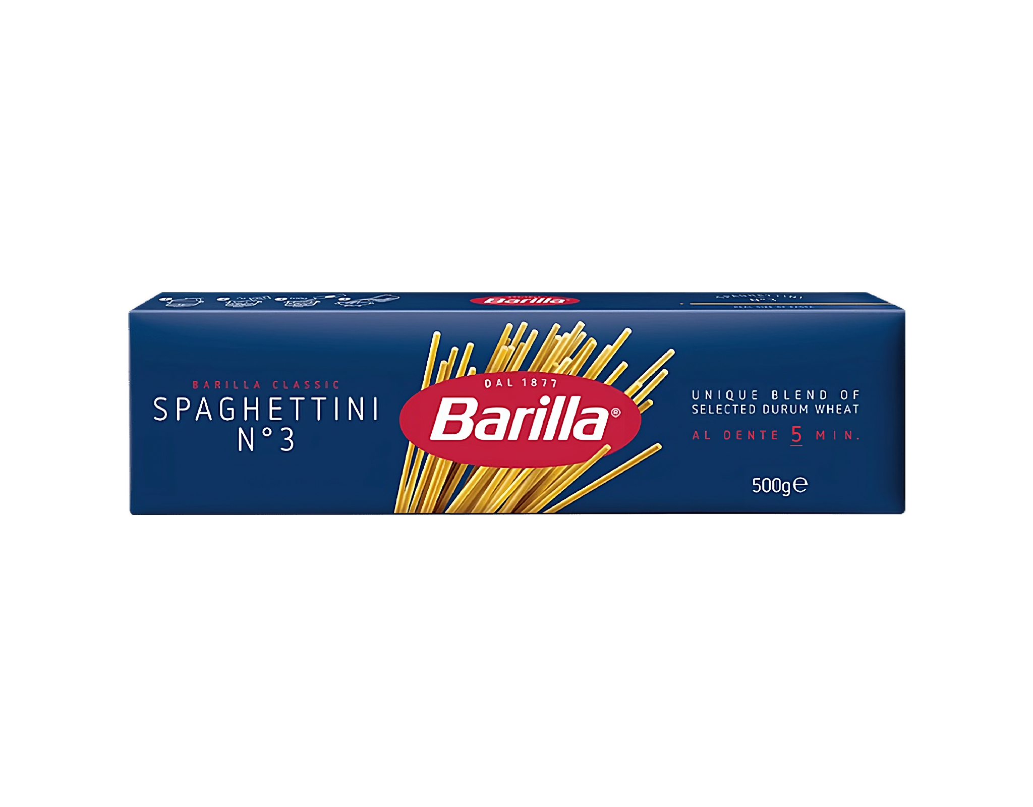 Barilla Spaghettini, 500g - High Quality Durum Wheat
