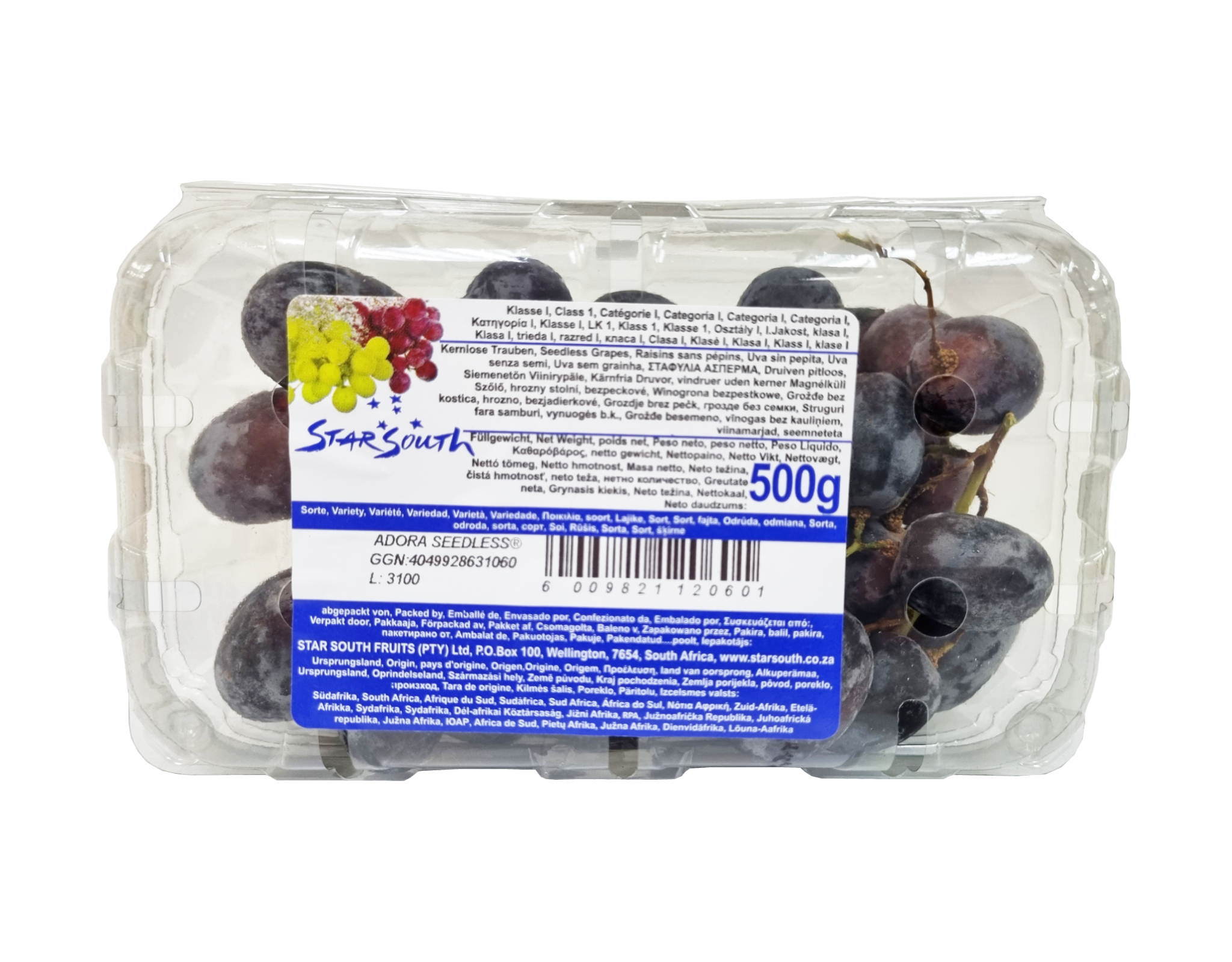 South Africa Adora Black Seedless Grapes (1 Pack) | myaeon2go
