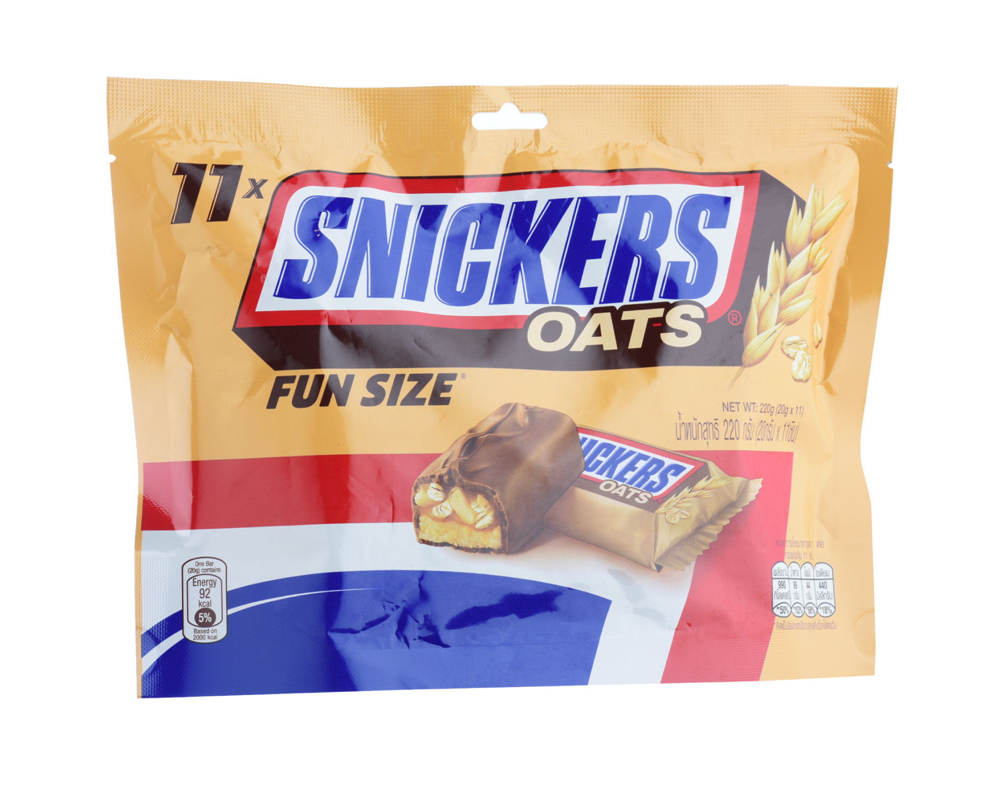 Snickers Oats Funsize, 220g - Delicious Chocolate Treat