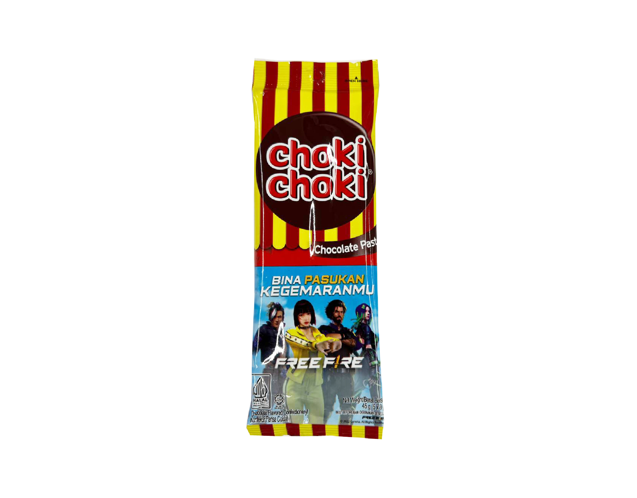 Choki Choki Paste Chocolate, 5 x 9 g - Delicious Flavor