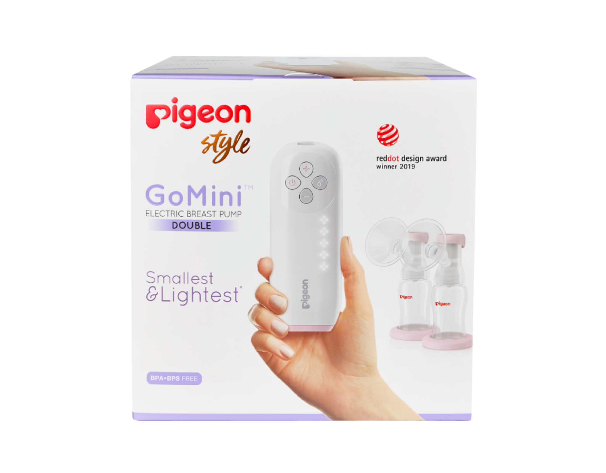 Pigeon GoMini Electric Breast Pump Double - Compact & Light
