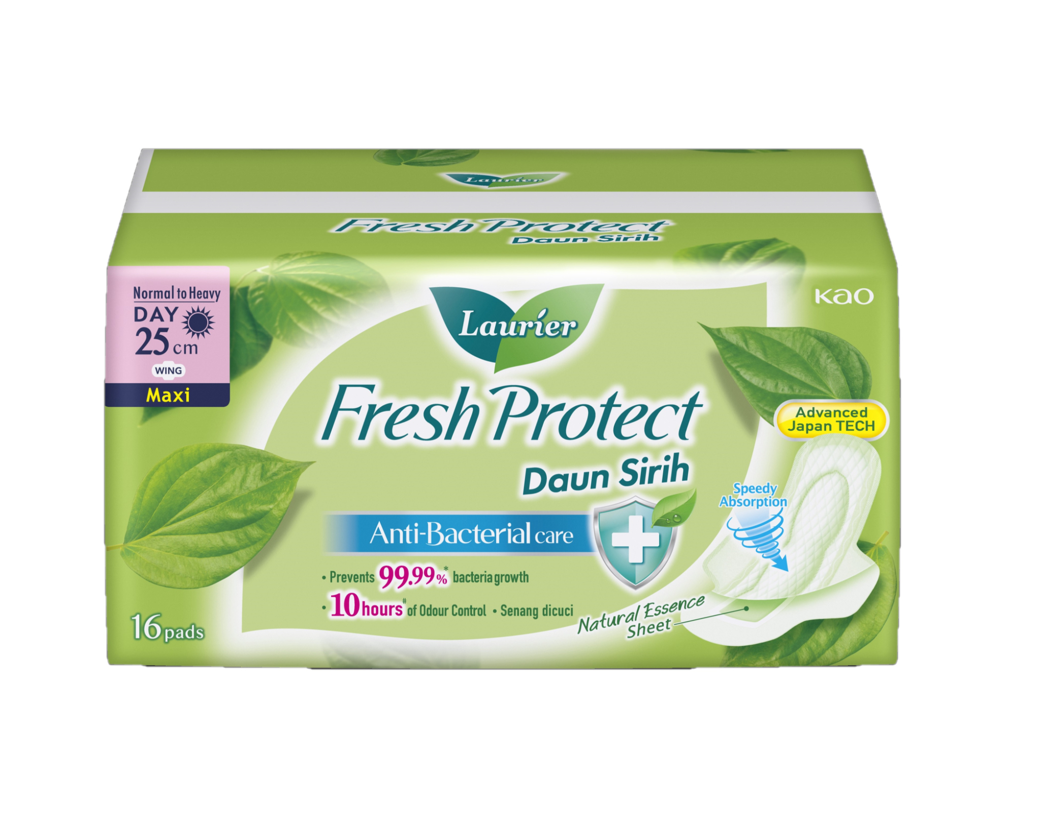 Laurier Fresh Protect Daun Sirih 25cm | myaeon2go