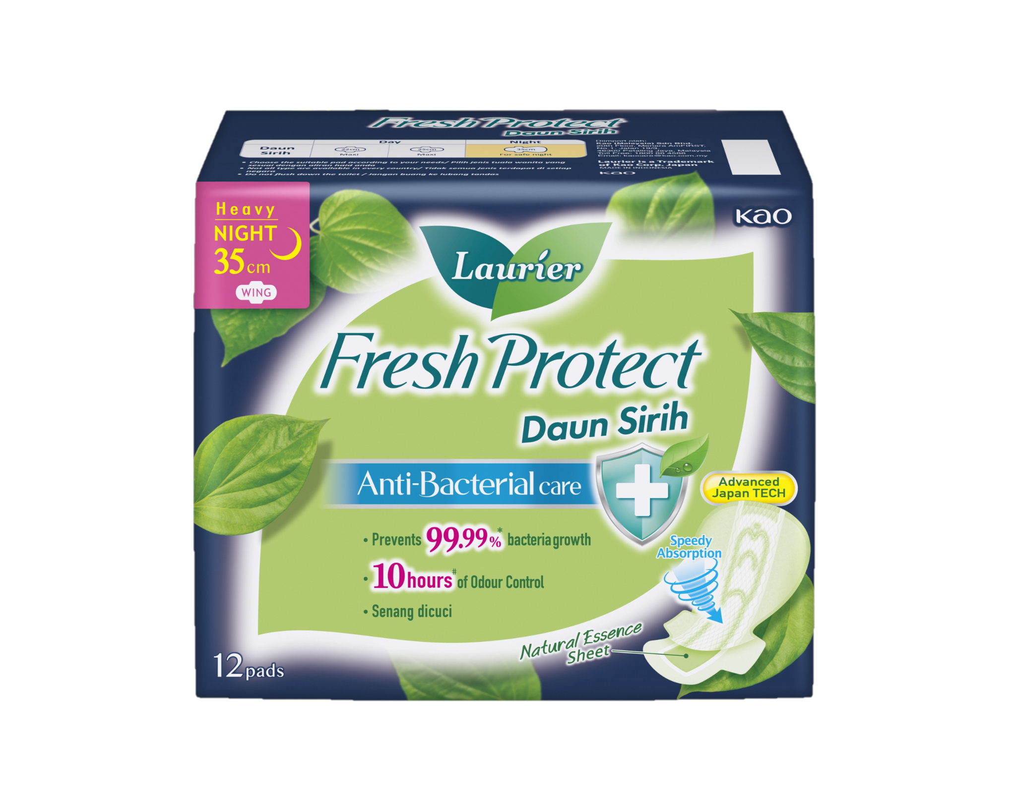 Laurier Fresh Protect Daun Sirih 35cm | myaeon2go