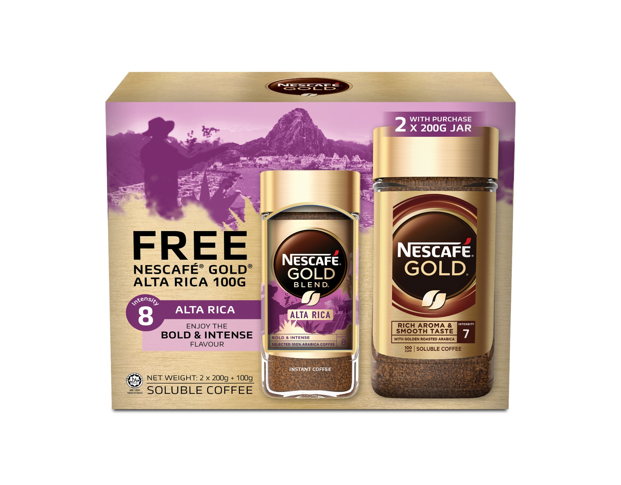 Nescafe Gold Jar FOC Altra Rica | myaeon2go