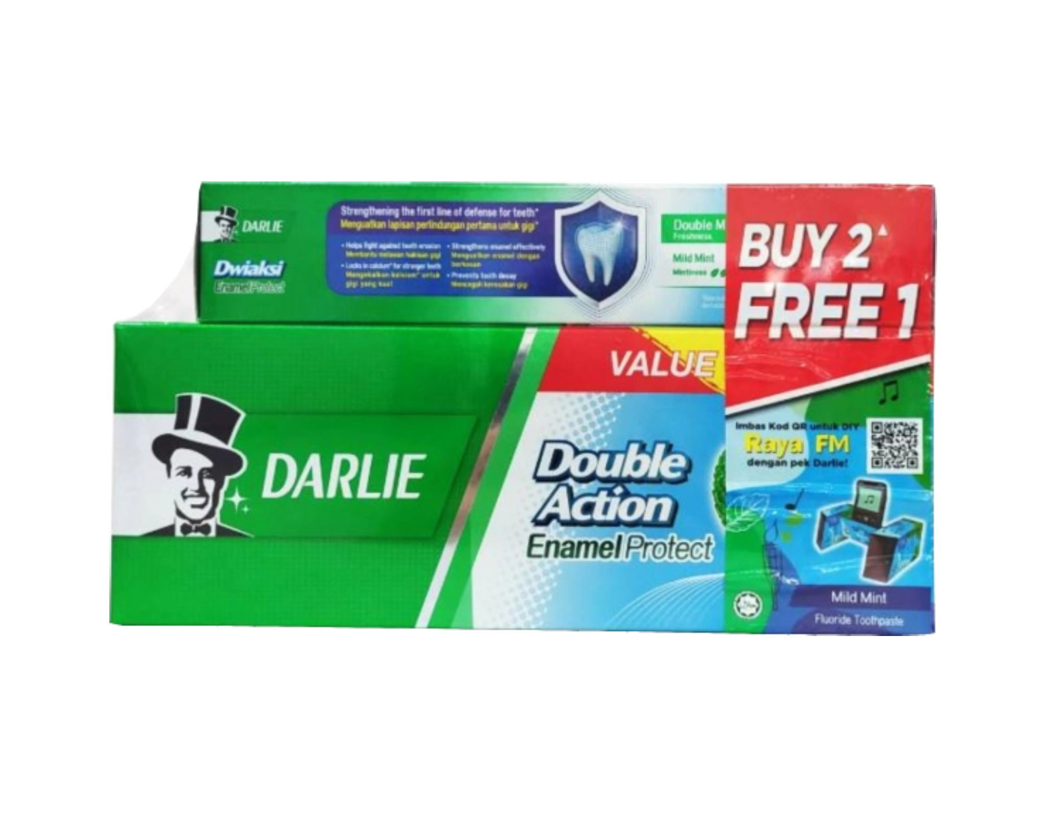 Darlie Double Action Enamel Mild Mint FOC Darlie Double Action Enamel ...