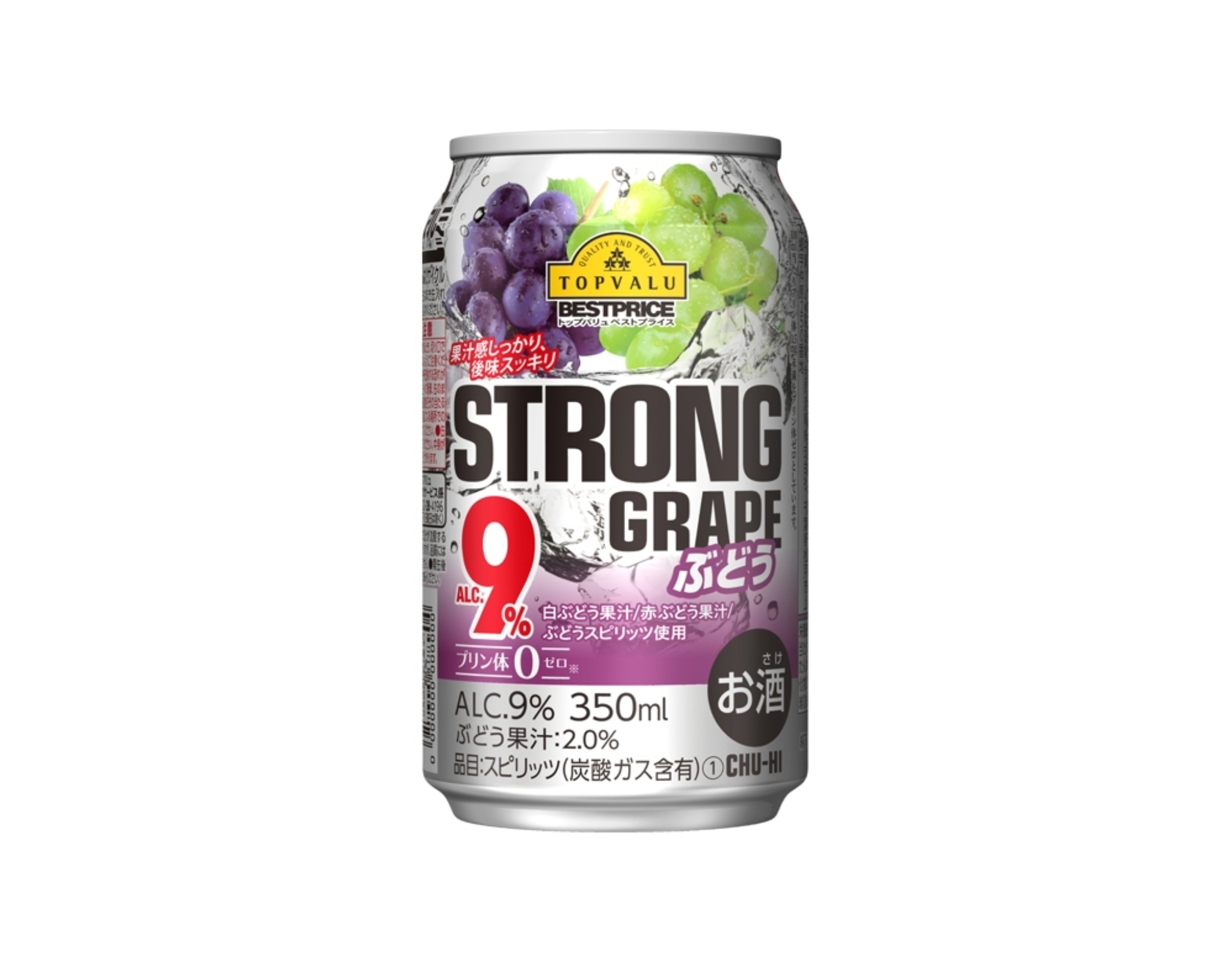 TOPVALU Best Price Strong Chu-Hi (Shochu Highball) Grape | myaeon2go