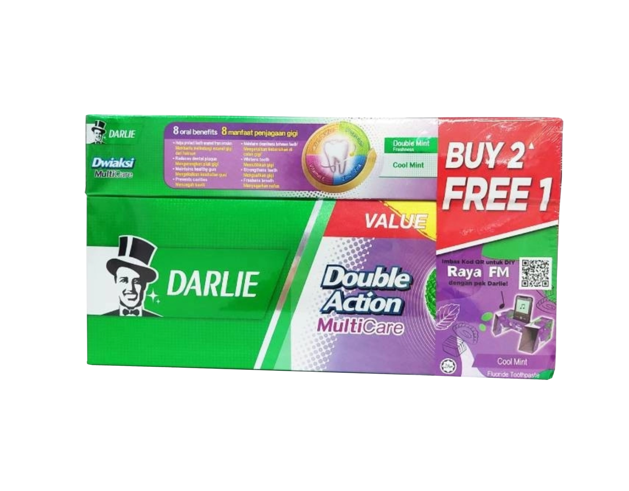 Darlie Double Action Multicare FOC Darlie Double Action Multicare ...