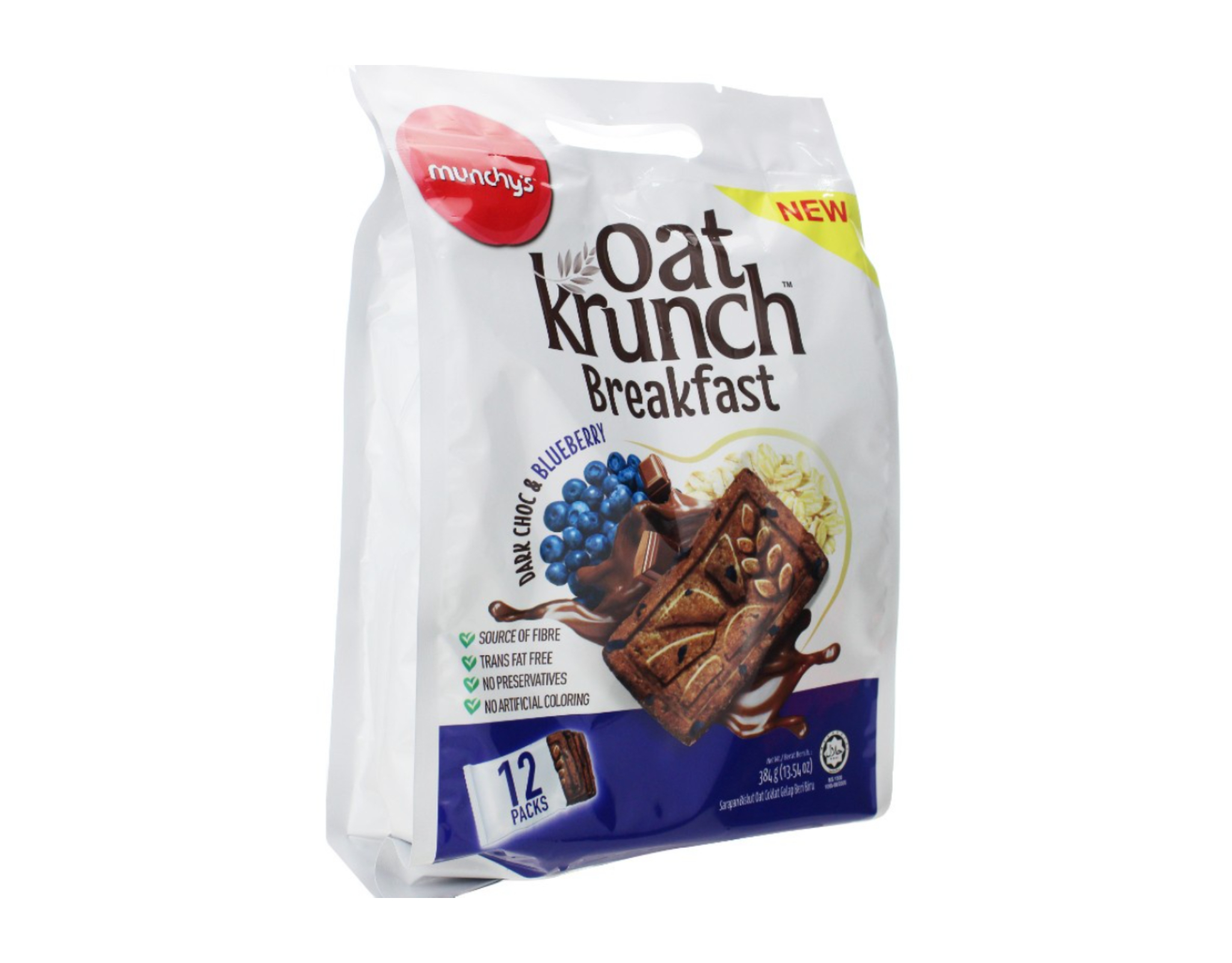 Munchy's Oat Krunch Breakfast Dark Chocolate With Blueberry | myaeon2go