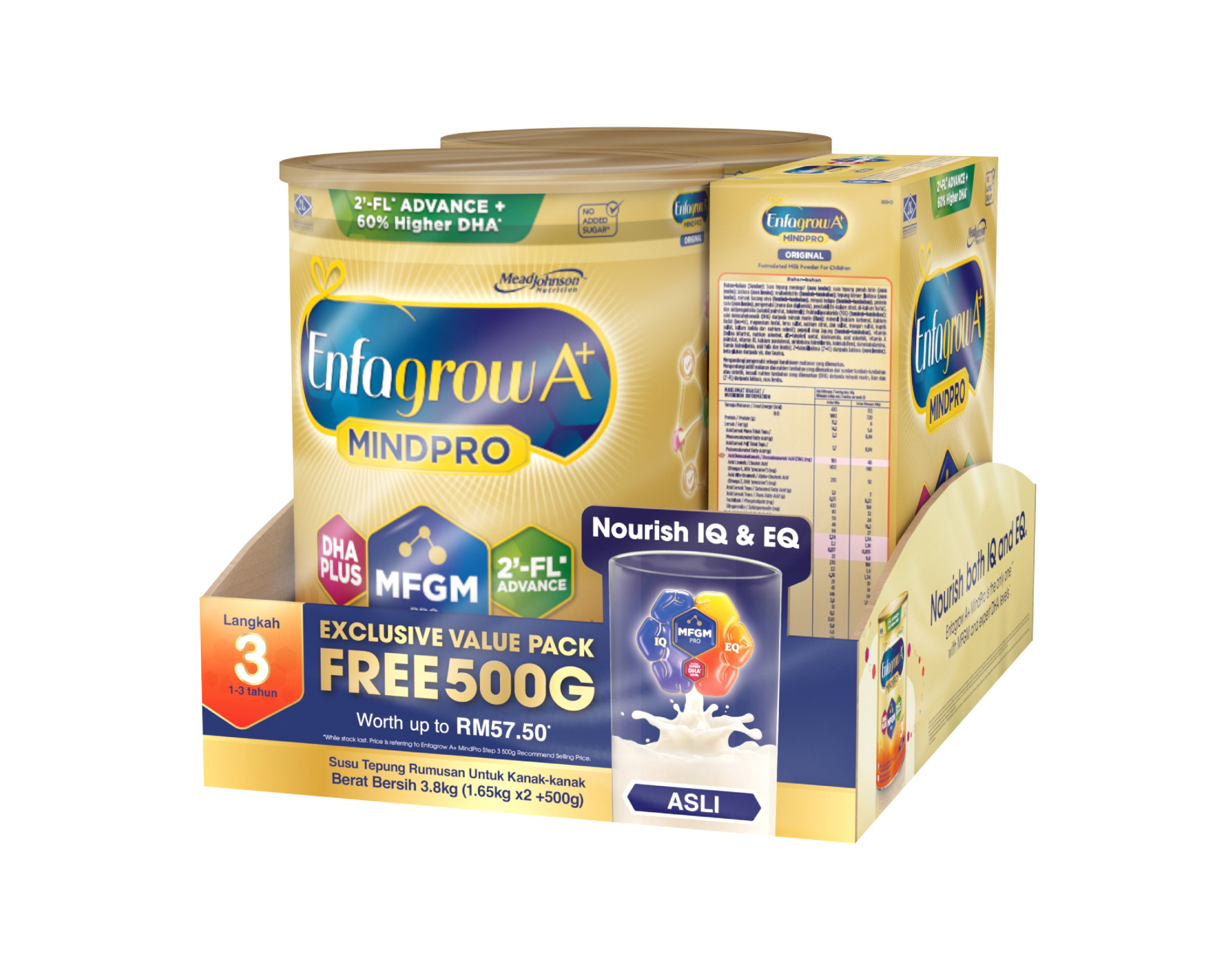 Enfagrow A+ Step 3 Original Value Pack FOC 500g | myaeon2go