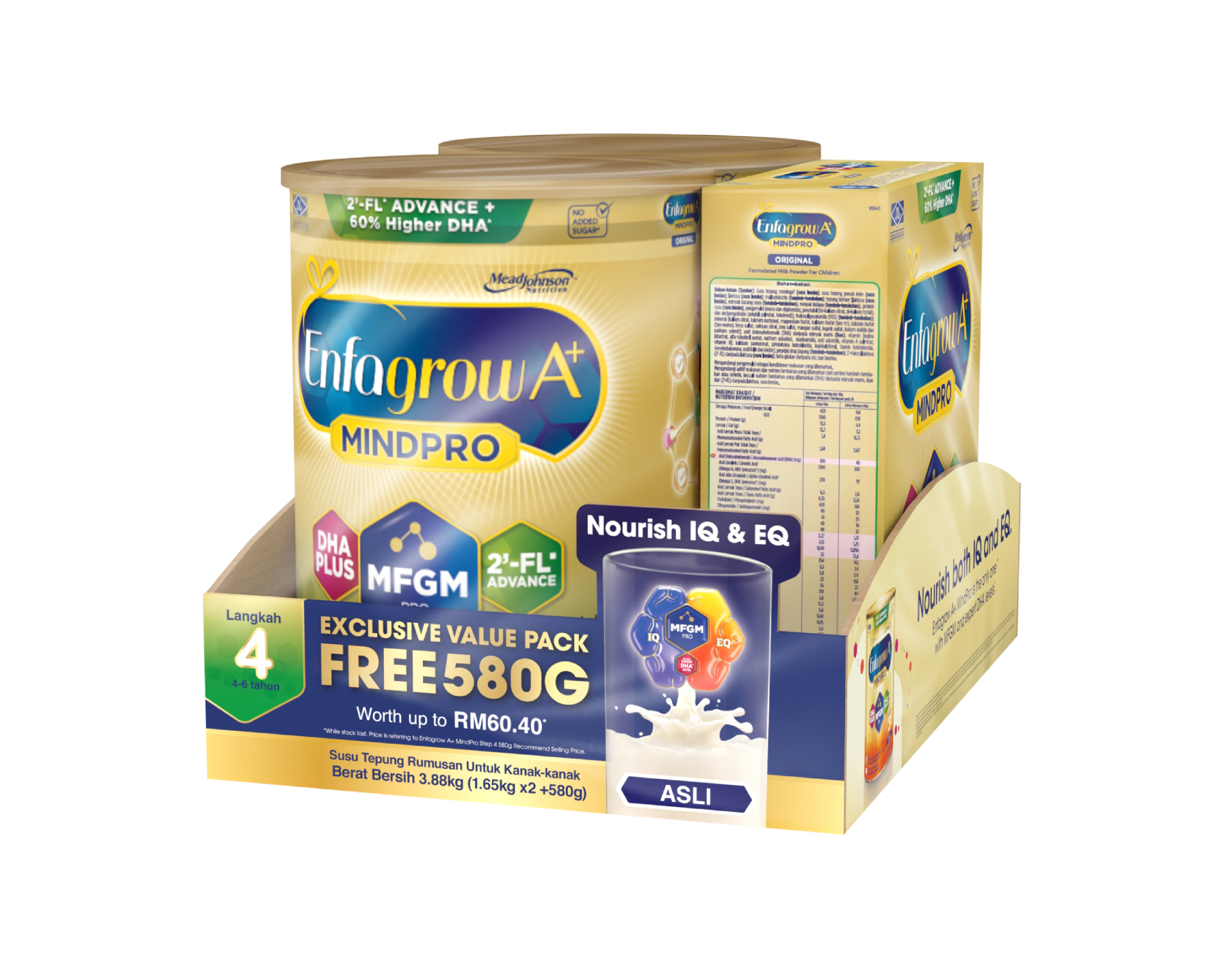 Enfagrow A+ Step 4 Original Value Pack FOC 580g | myaeon2go