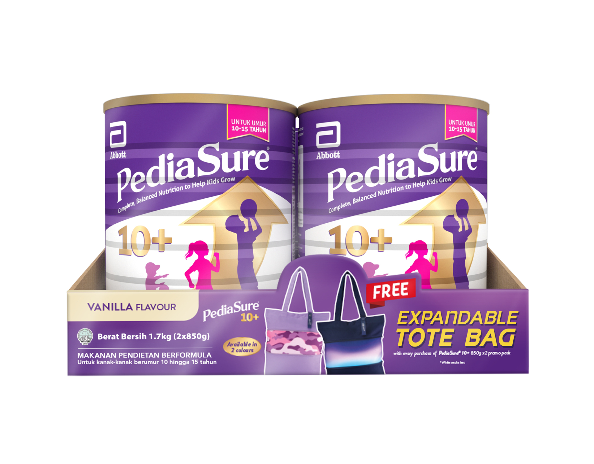 Pediasure 10+ Vanilla FOC Tote Bag | myaeon2go