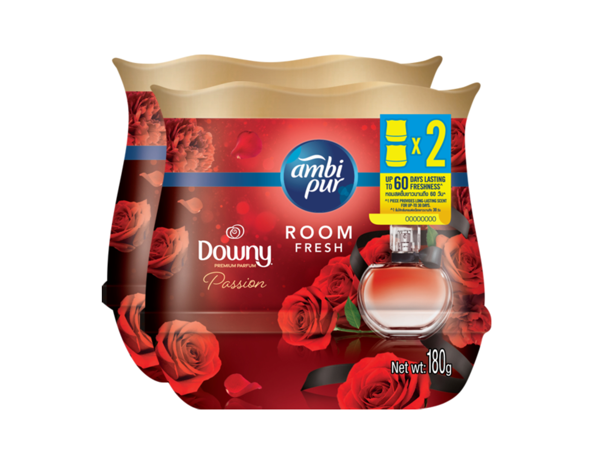 Ambi Pur Downy Passion 2x180g - Premium Scent