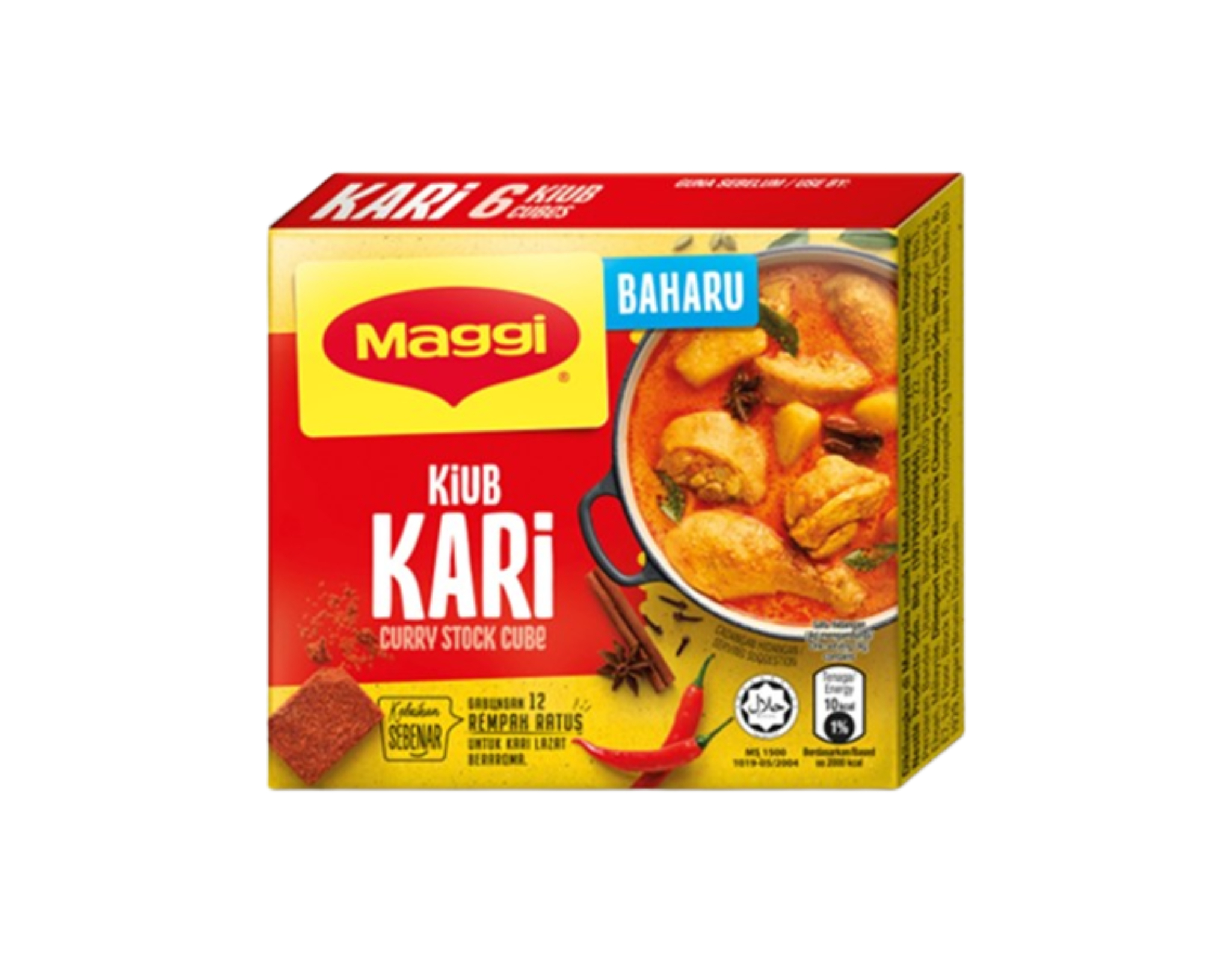 Maggi Curry Stock Cube | myaeon2go