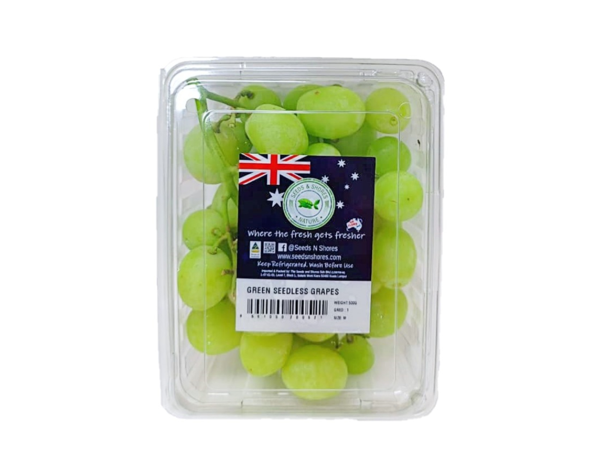 Australia Sweet Globe Green Seedless Grapes | myaeon2go
