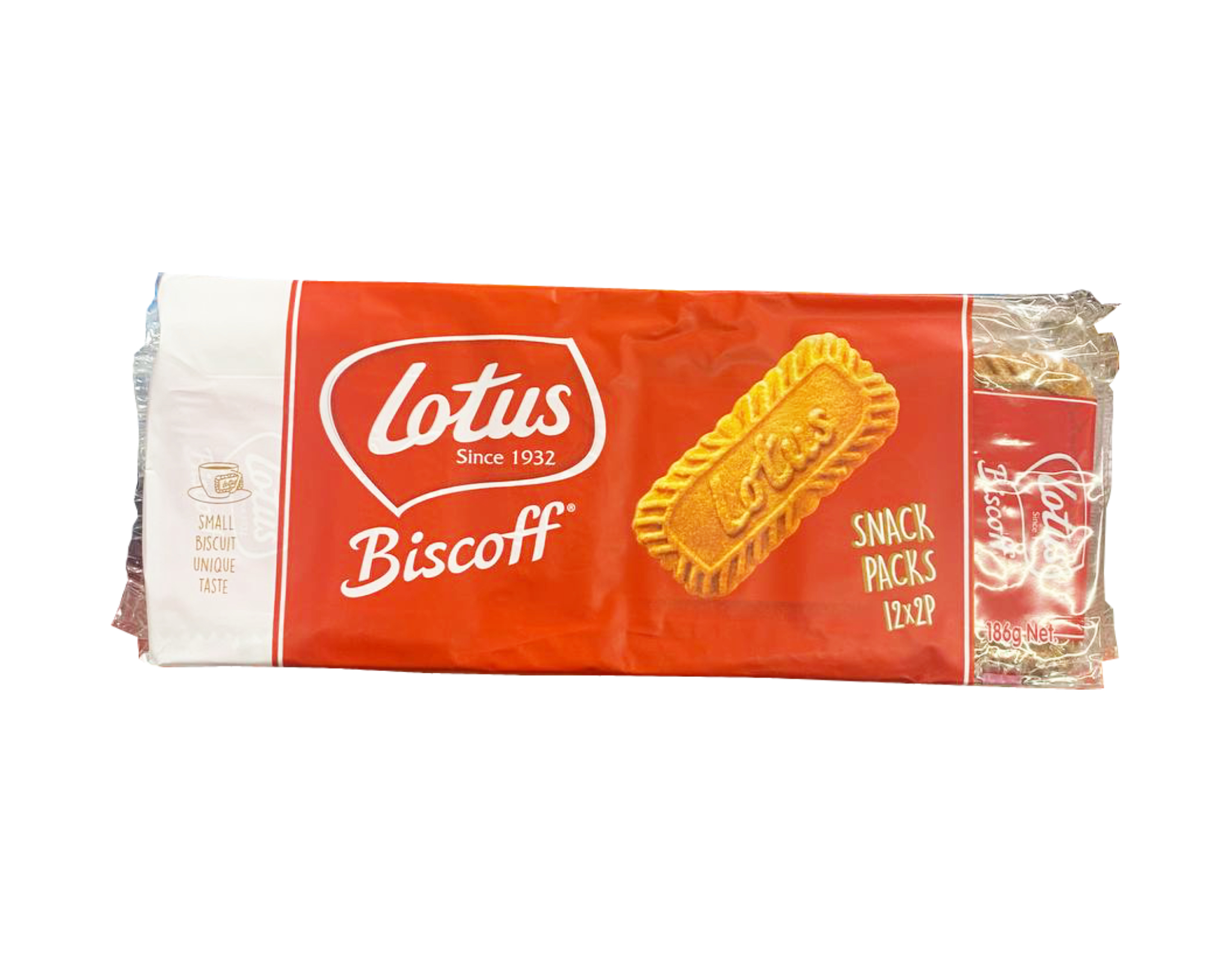 Lotus Biscoff Original Biscuit, 186 g - Unique Taste