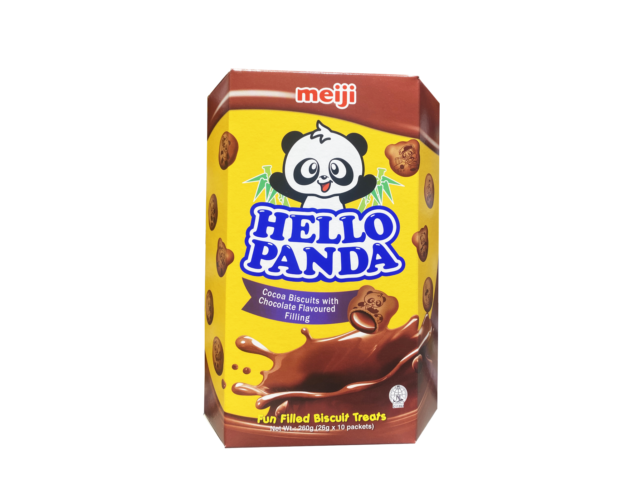 Meiji Hello Panda Cocoa Biscuits With Chocolate | myaeon2go