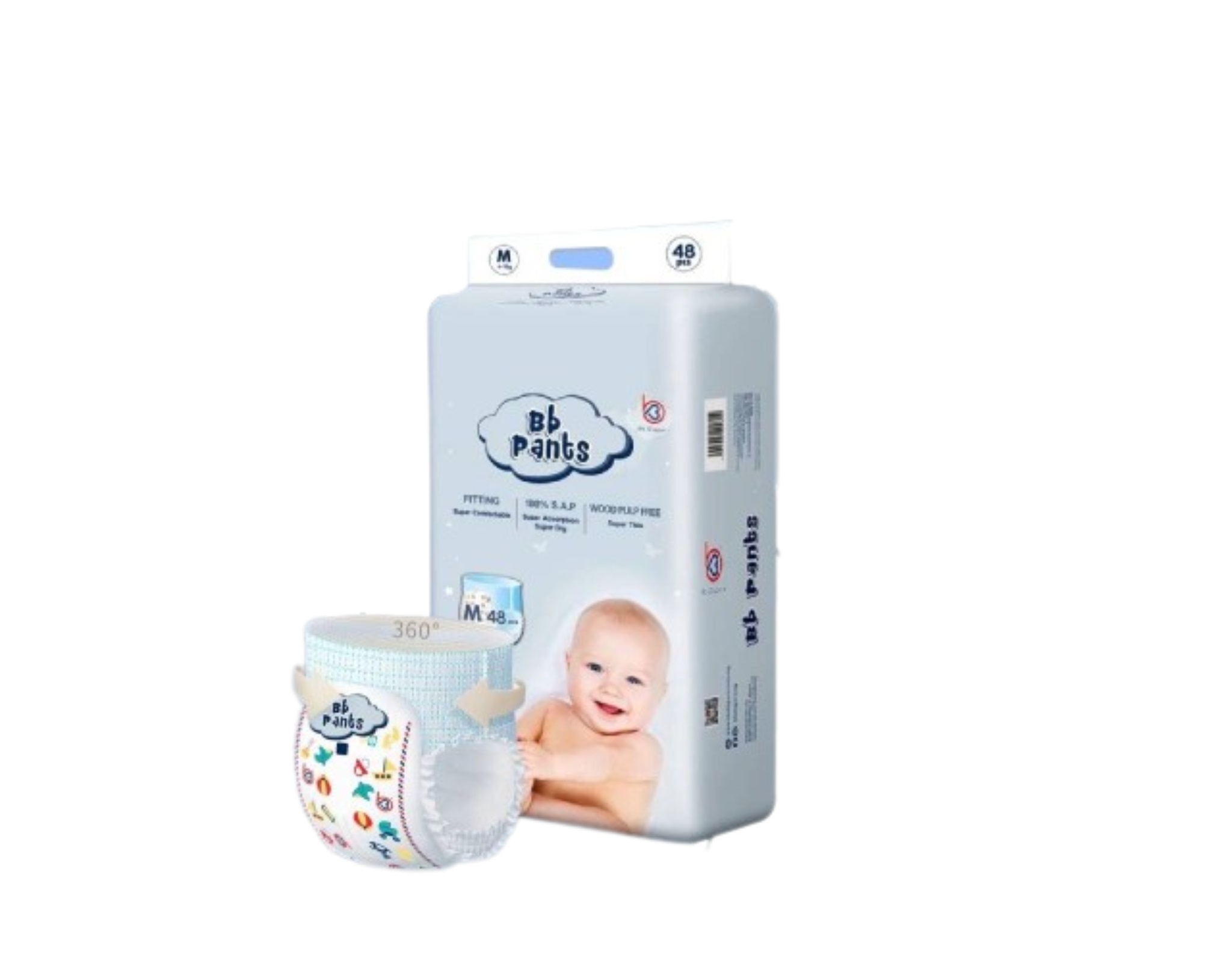 Bb Diapers Bb Pants M48 | myaeon2go