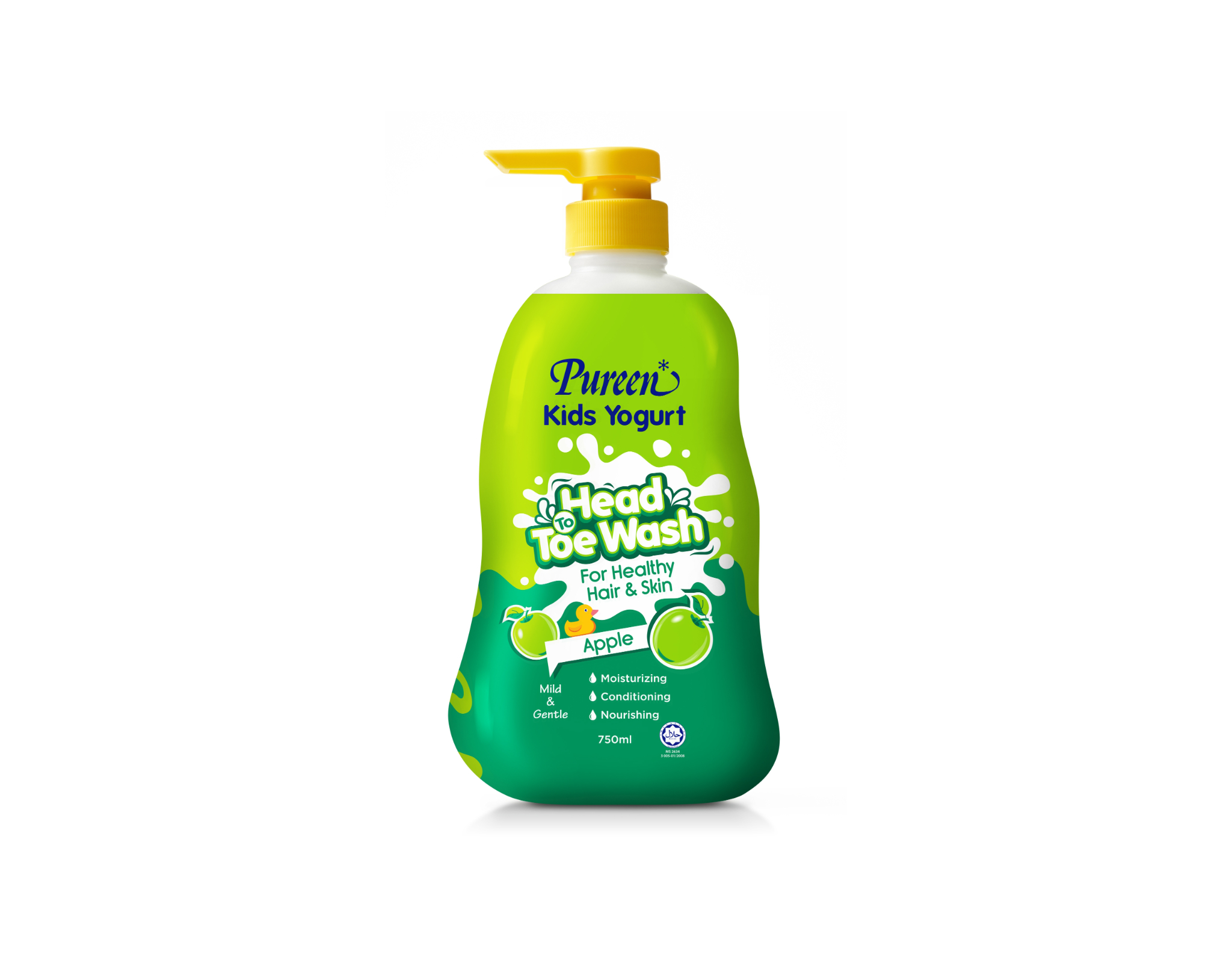 Pureen Kids Yogurt Head To Toe Wash (Apple) | myaeon2go