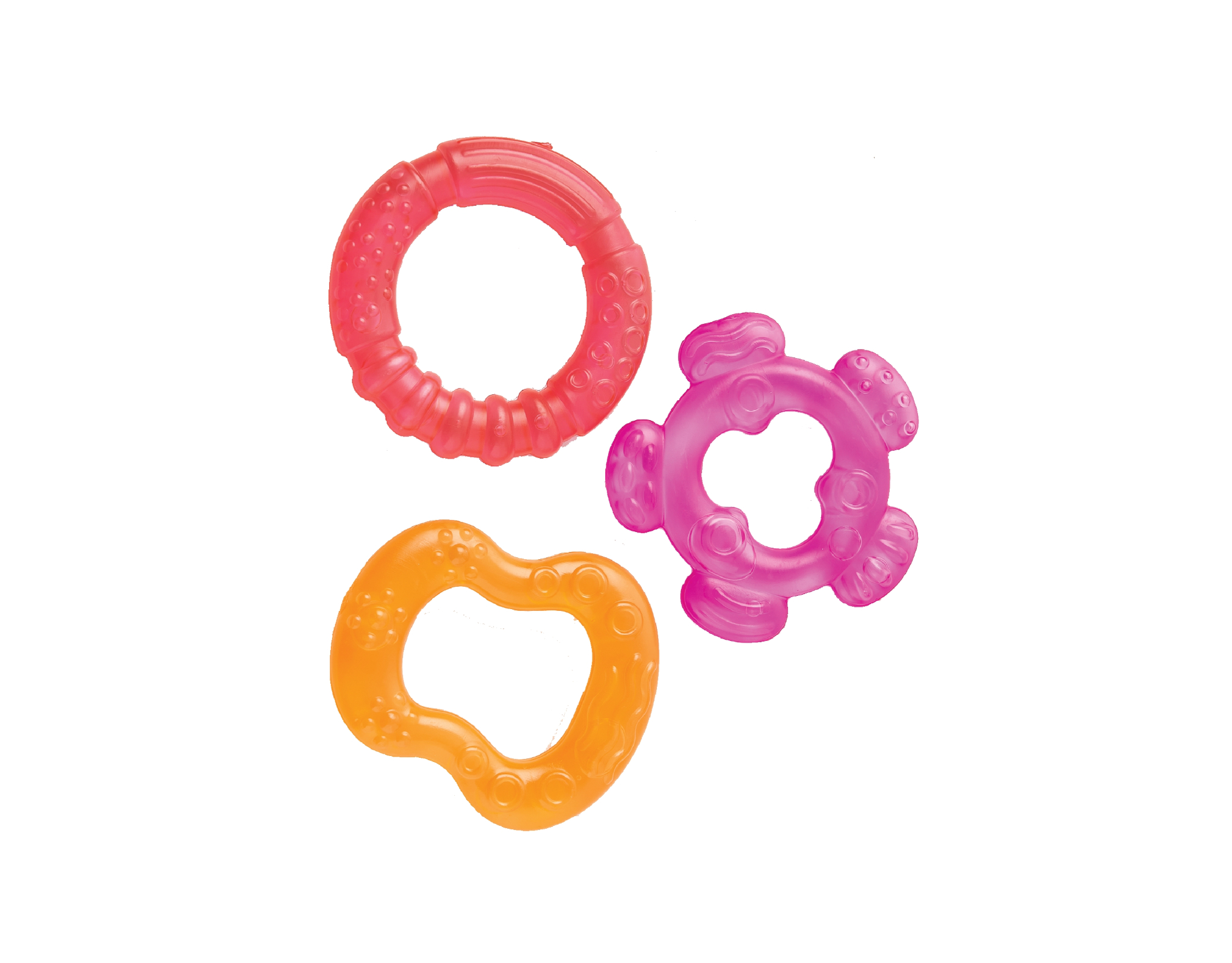 Pureen Water Filled Teethers, 3 Pcs - Soothes Gums