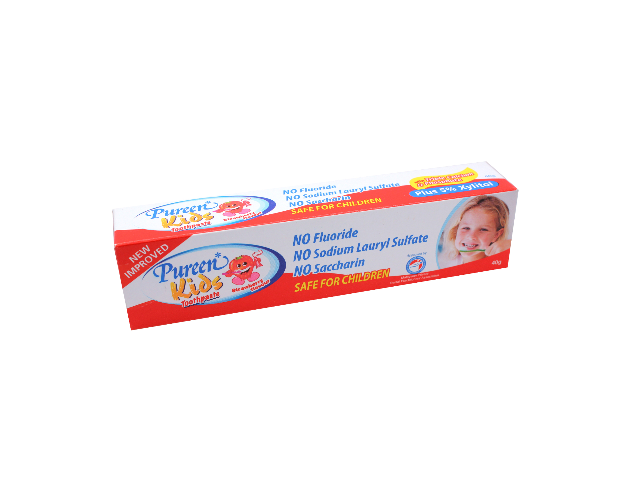 Pureen Kids Toothpaste Fluoride Free Strawberry | myaeon2go