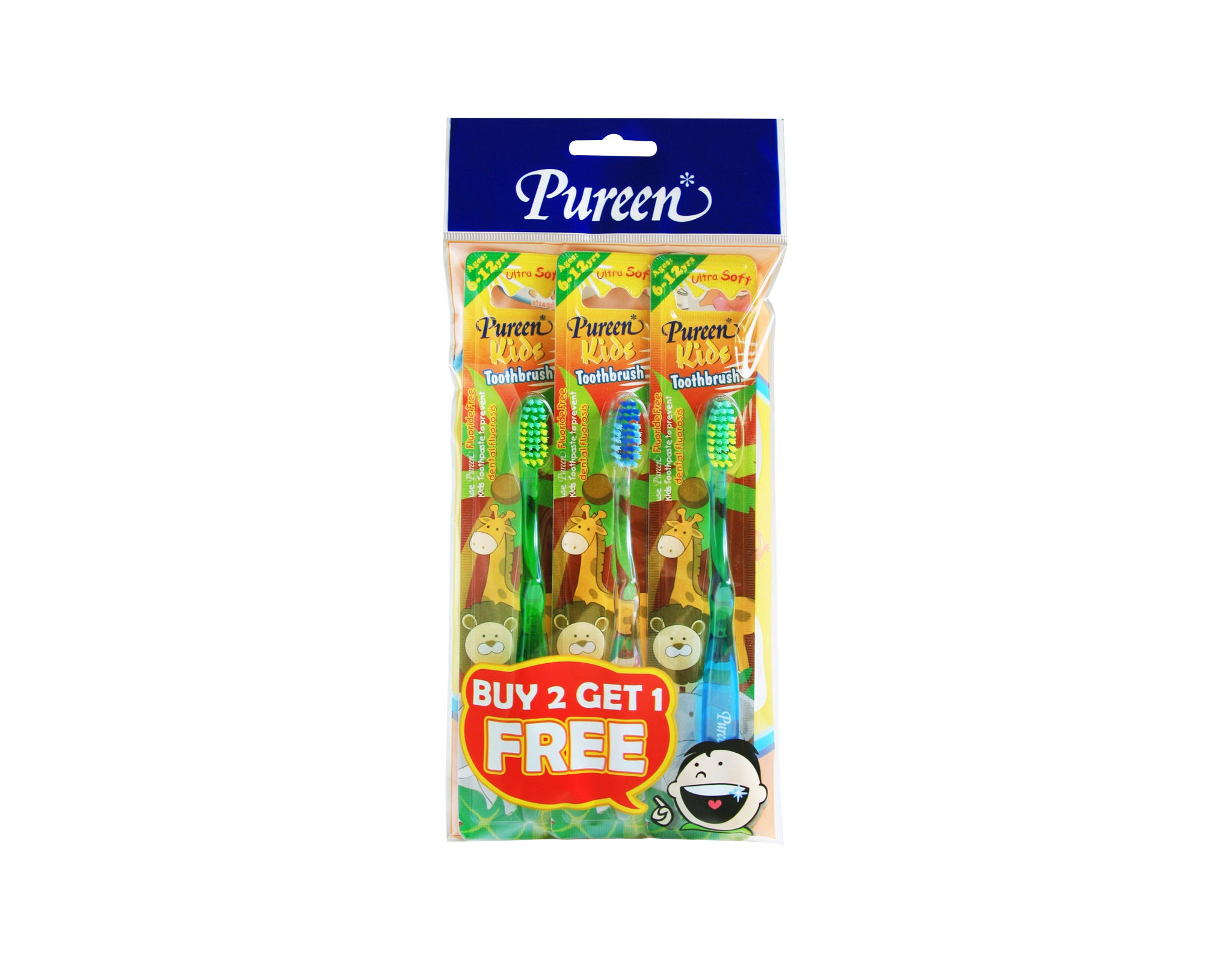Pureen Kids Toothbrush (6-12 Years) | myaeon2go