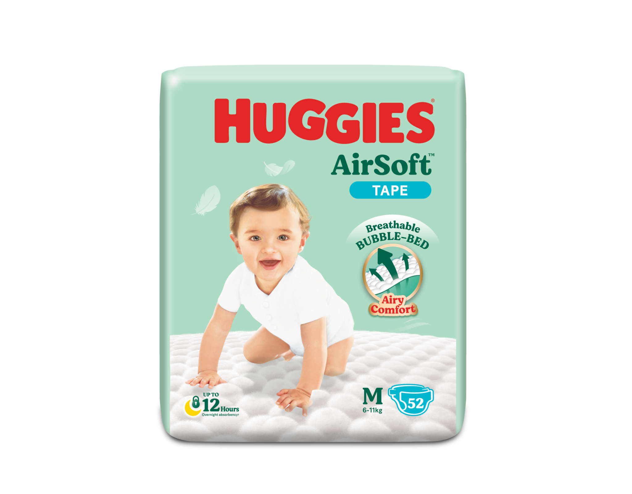 Huggies Super Jumbo M52 - Breathable Comfort