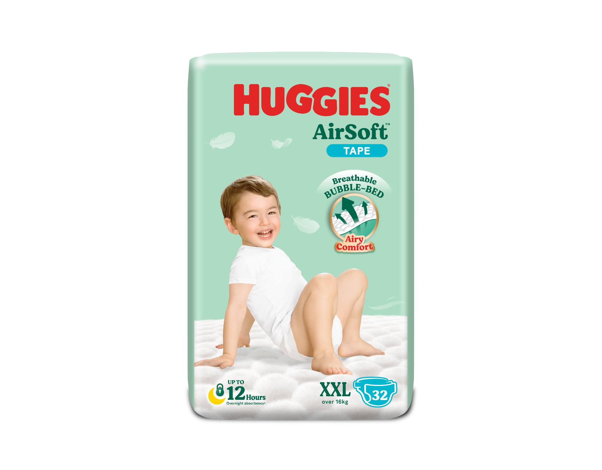 Huggies Airsoft XXL32 - Breathable Comfort