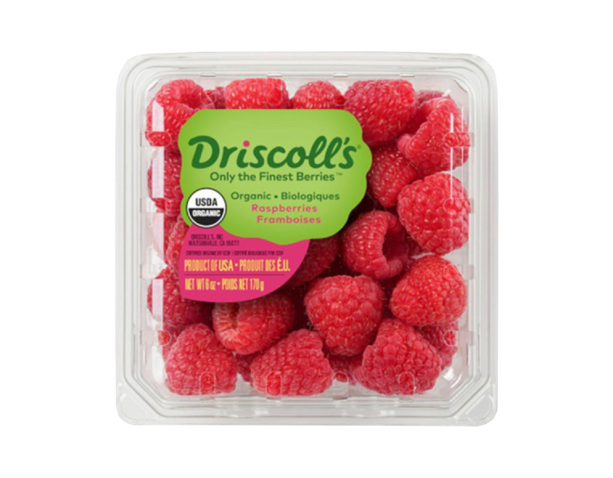 Driscoll's USA Organic Raspberry (1 Pack) | myaeon2go