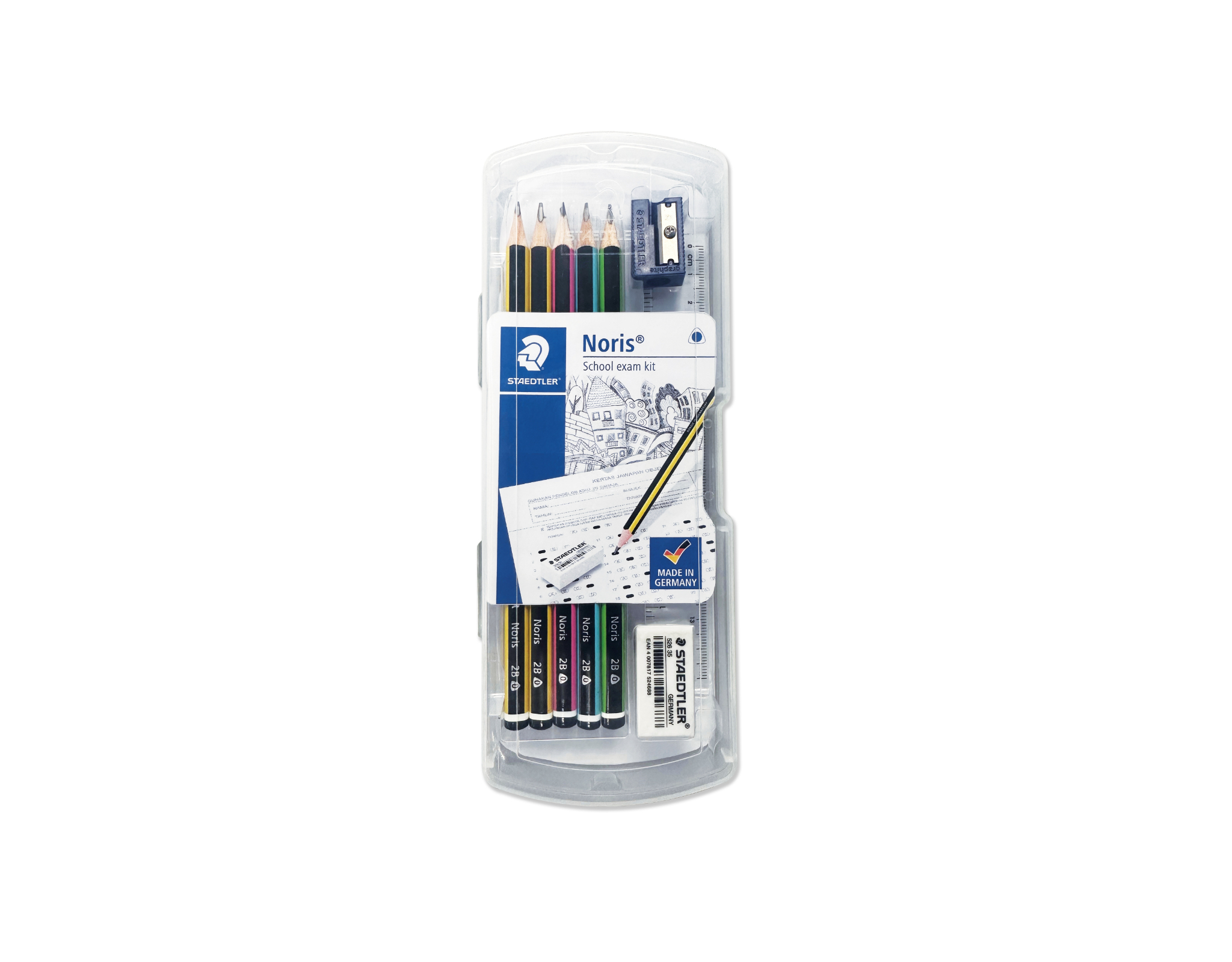 Staedtler Noris School Exam Kit in Transparent Box (118 SET7 MY ...