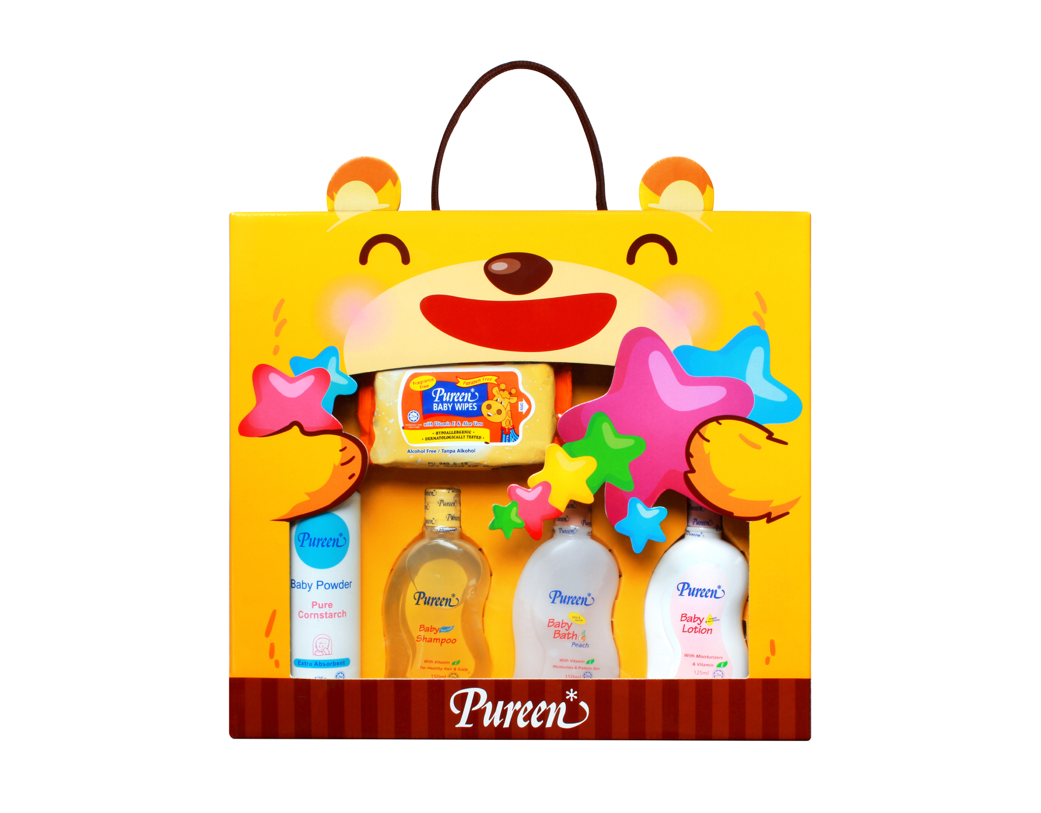 Pureen Gift Set - Baby Shampoo, Lotion, Bath & More