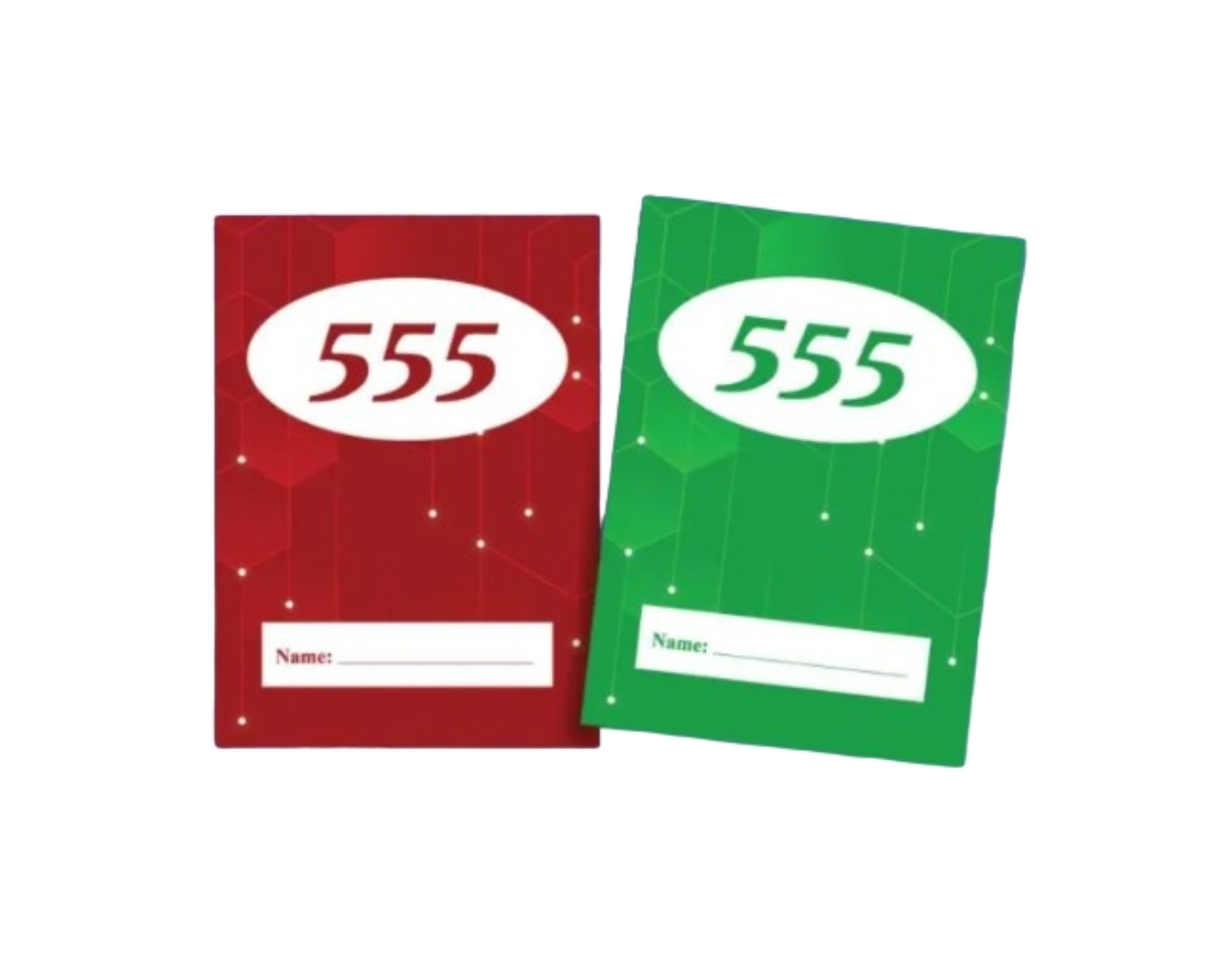 555 Note Book (10 Red & 10 Green) | myaeon2go