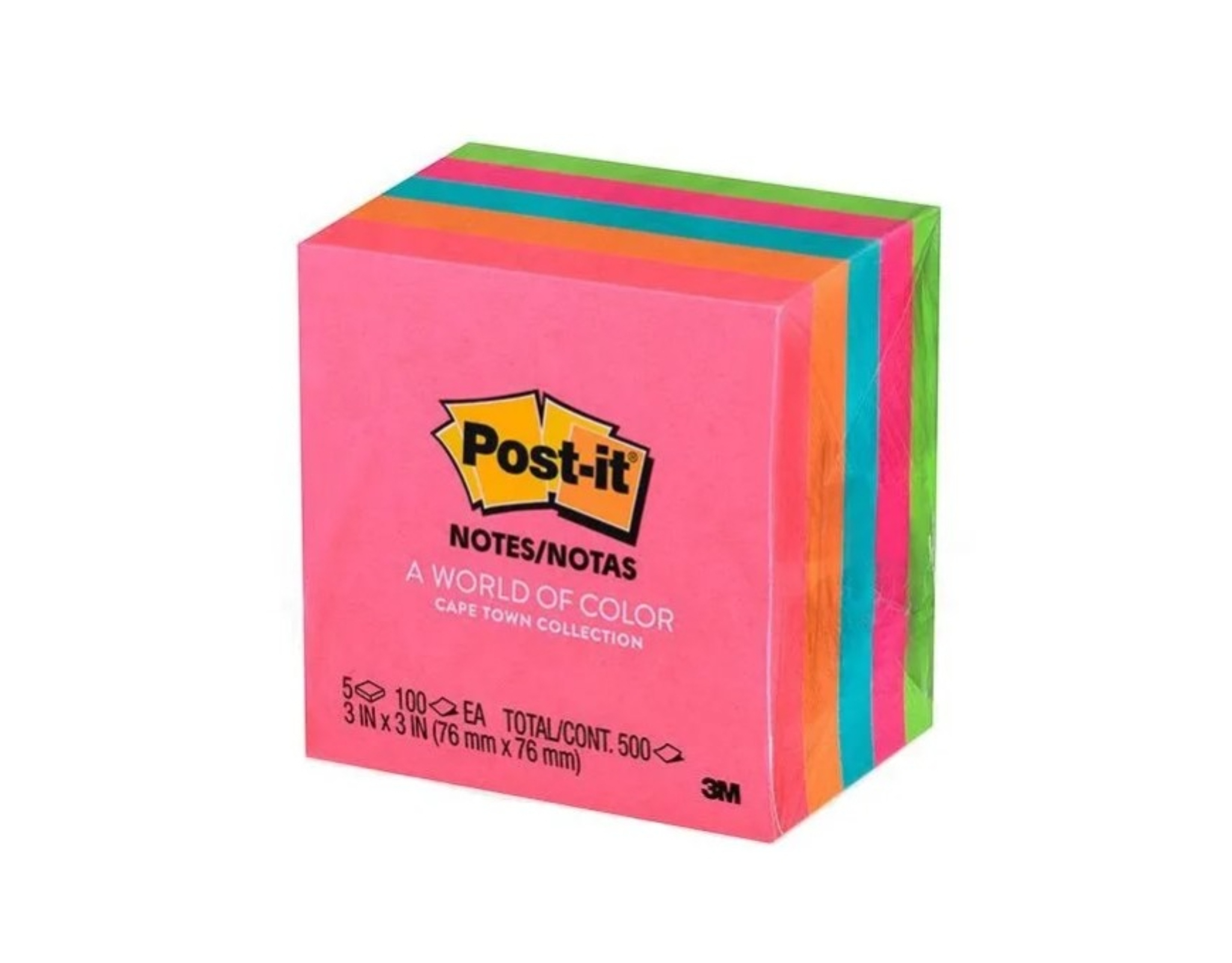 3M Post-It Notes Capetown Collection (500 Sheets) 654-5PK | myaeon2go