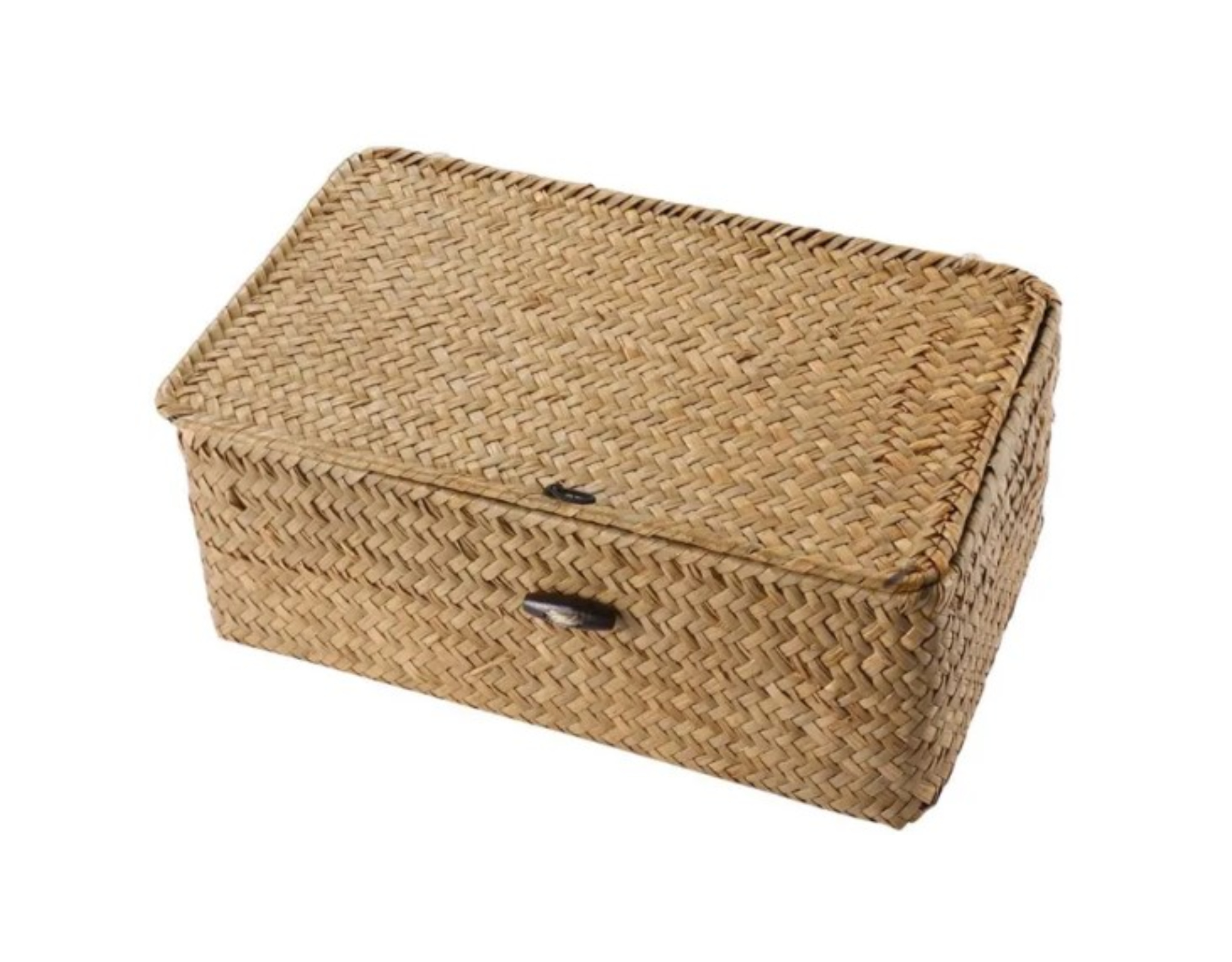 Woven Storage Box With Lid (L) | myaeon2go