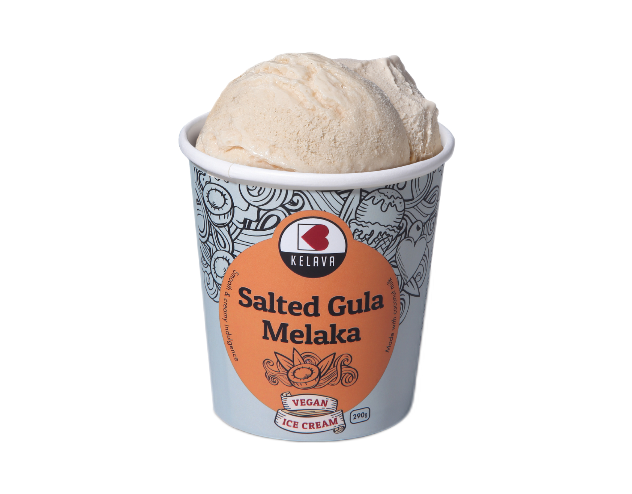 Kelava Salted Gula Melaka Ice Cream | myaeon2go