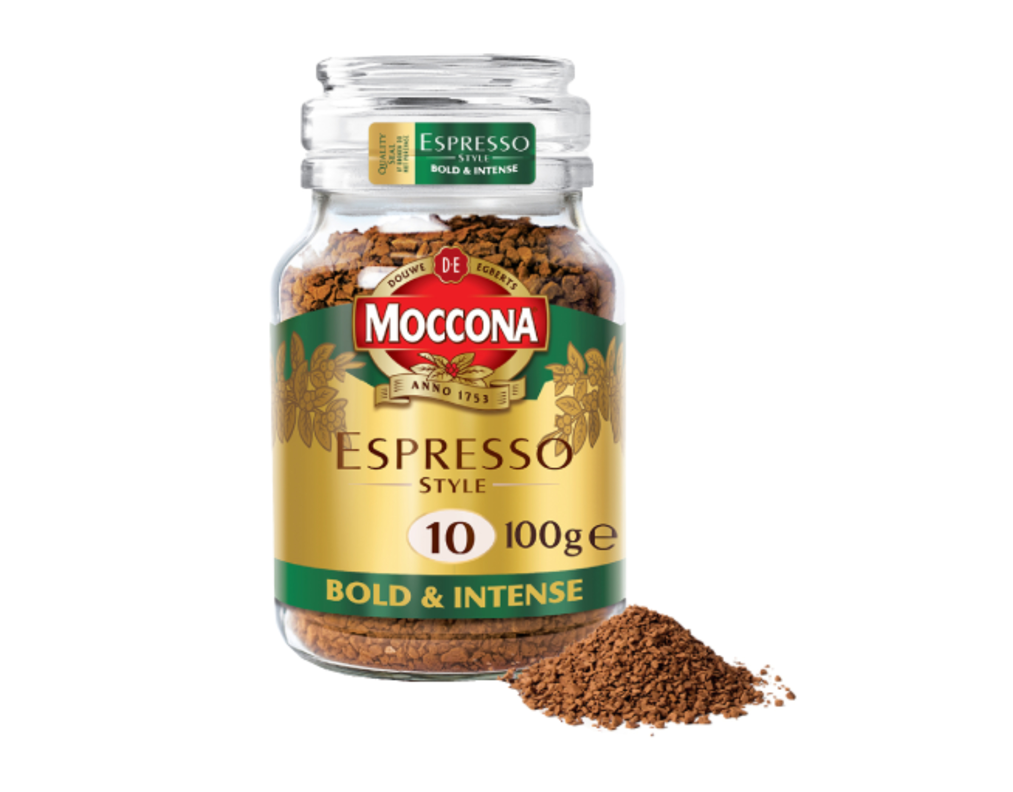 Moccona Espresso Style, 100g - Bold & Intense