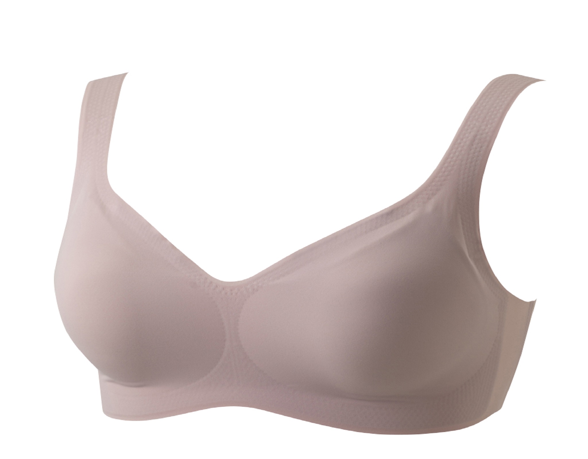 Inner Casual Ladies Seamless Half Top Bra Pink | myaeon2go