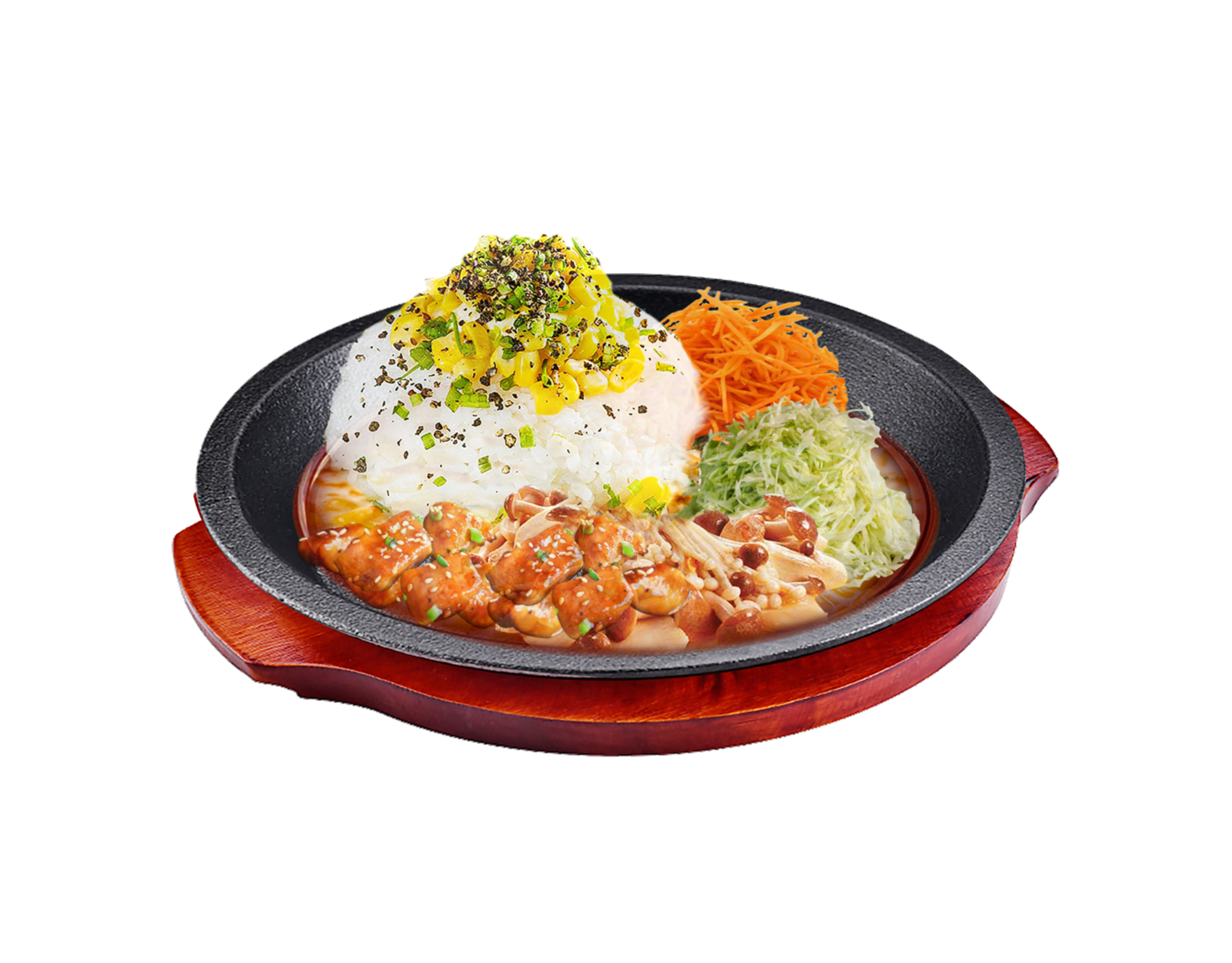 Korean Jinjja Oppa Chicken Mushroom Rice Chessy White | myaeon2go