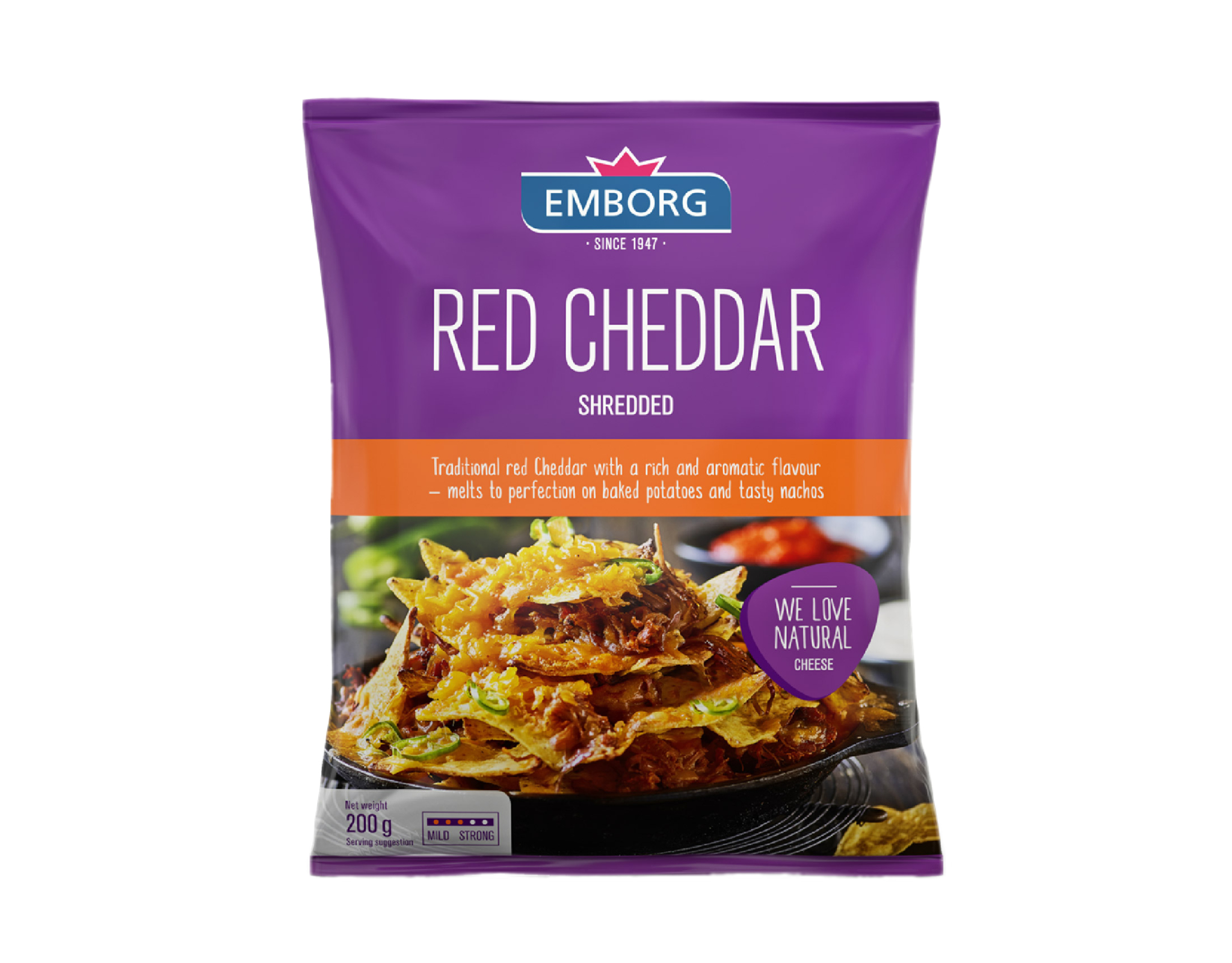 Emborg Shredded Red Cheddar | myaeon2go