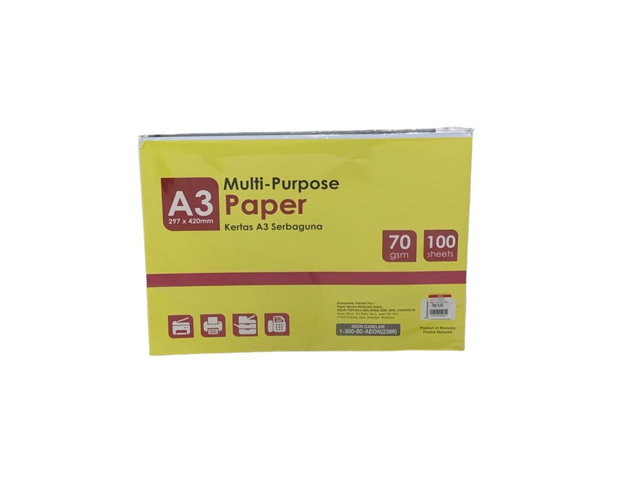 TOPVALU A3 Multi-Purpose Paper 70 GSM | myaeon2go