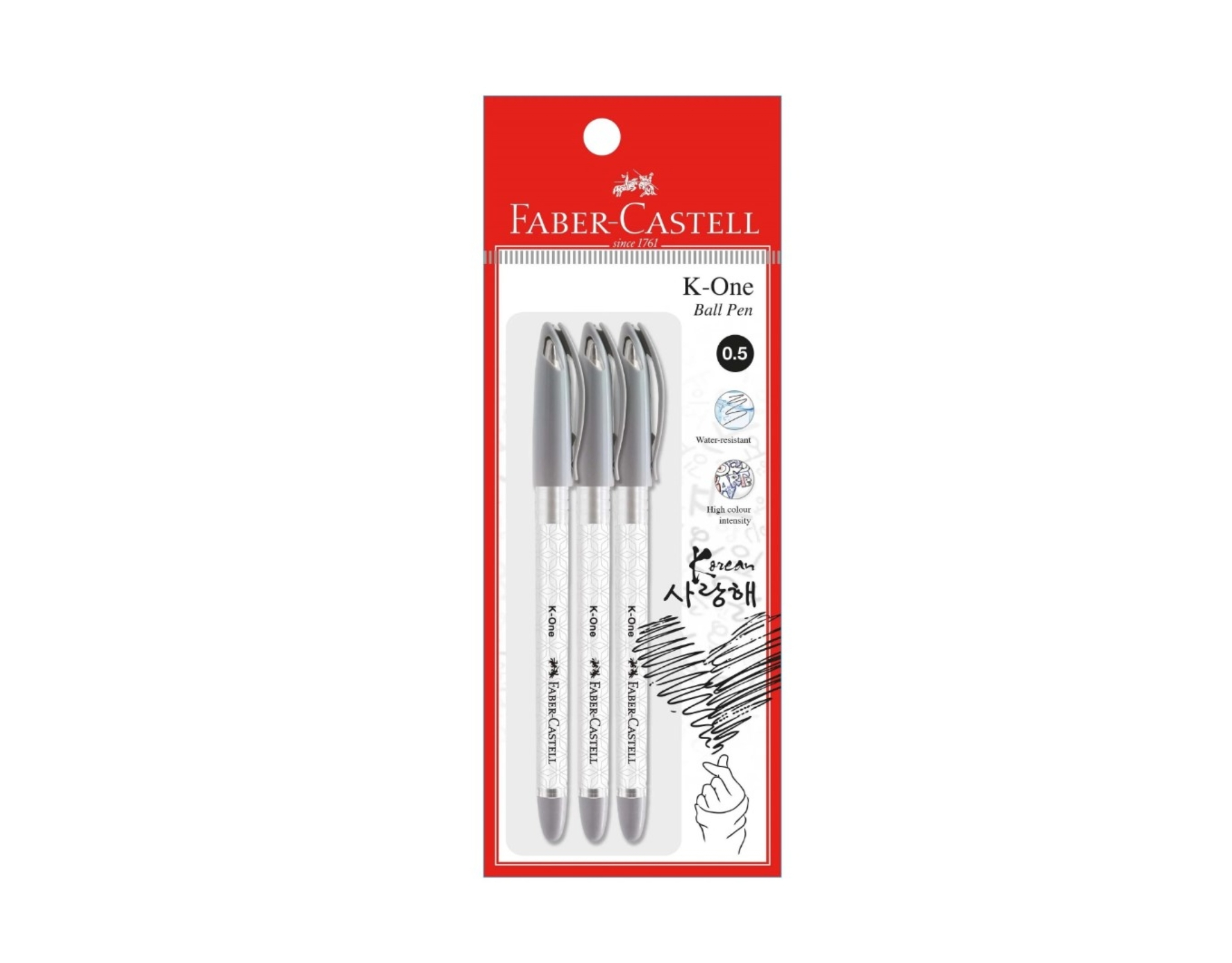 Faber-Castell K-One Ball Pen 0.5mm - Black | myaeon2go