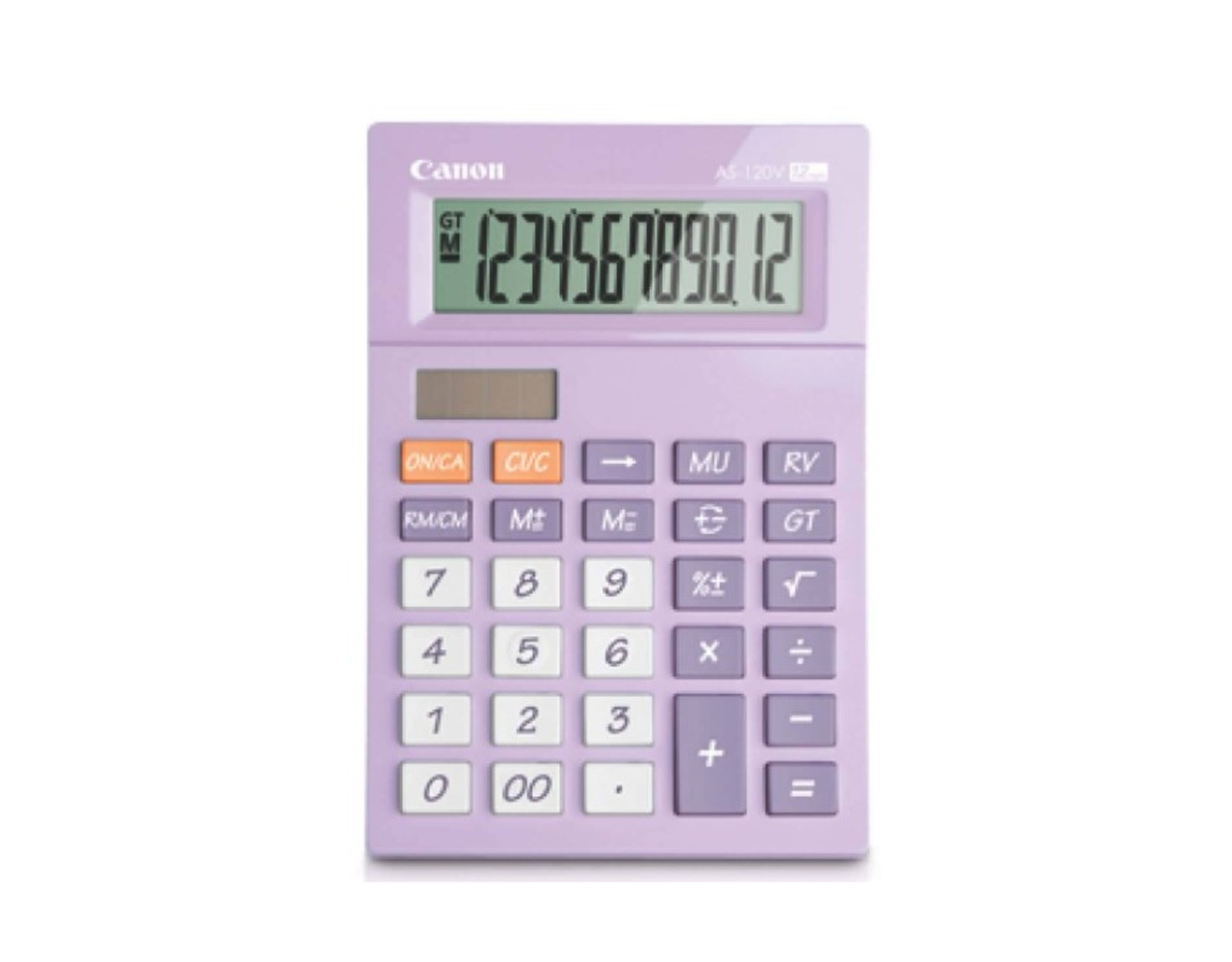 Canon Desktop Calculator 12 Digits (AS120V) - Purple | myaeon2go
