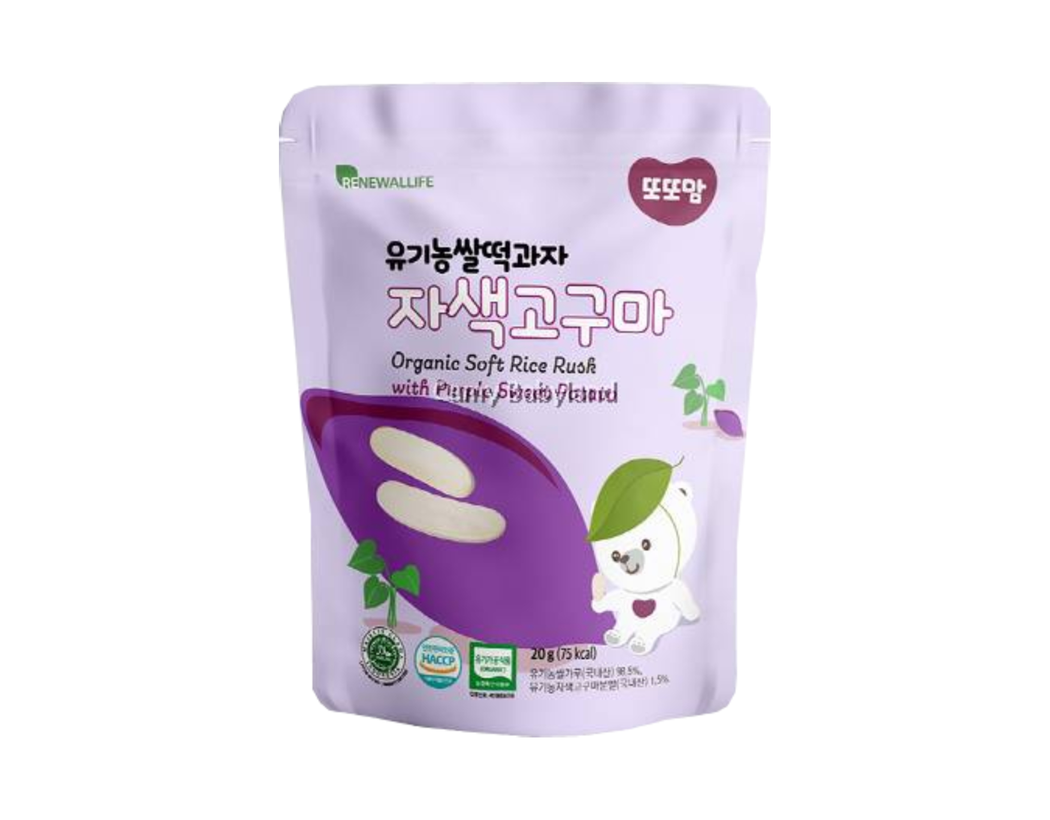 Renewallife Organic Rice Rusk Sweet Purple Potato | myaeon2go