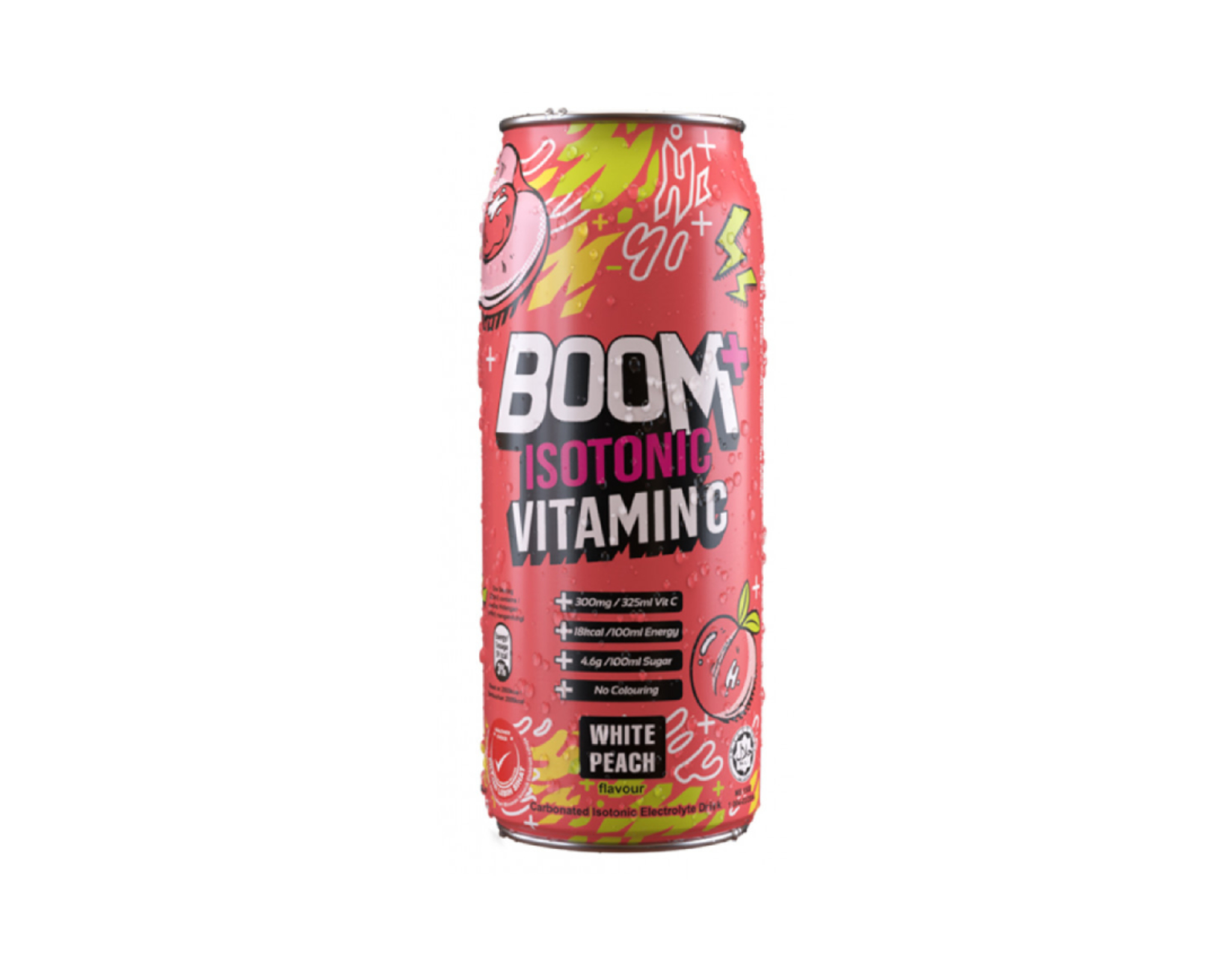 Boom+ Isotonic Vitamin C White Peach | myaeon2go