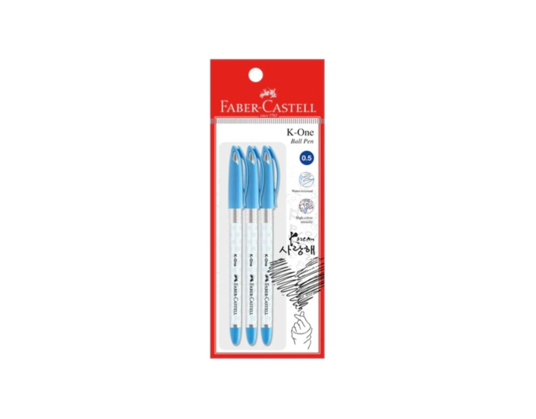 Faber-Castell K-One Ball Pen 0.5mm - Blue | myaeon2go