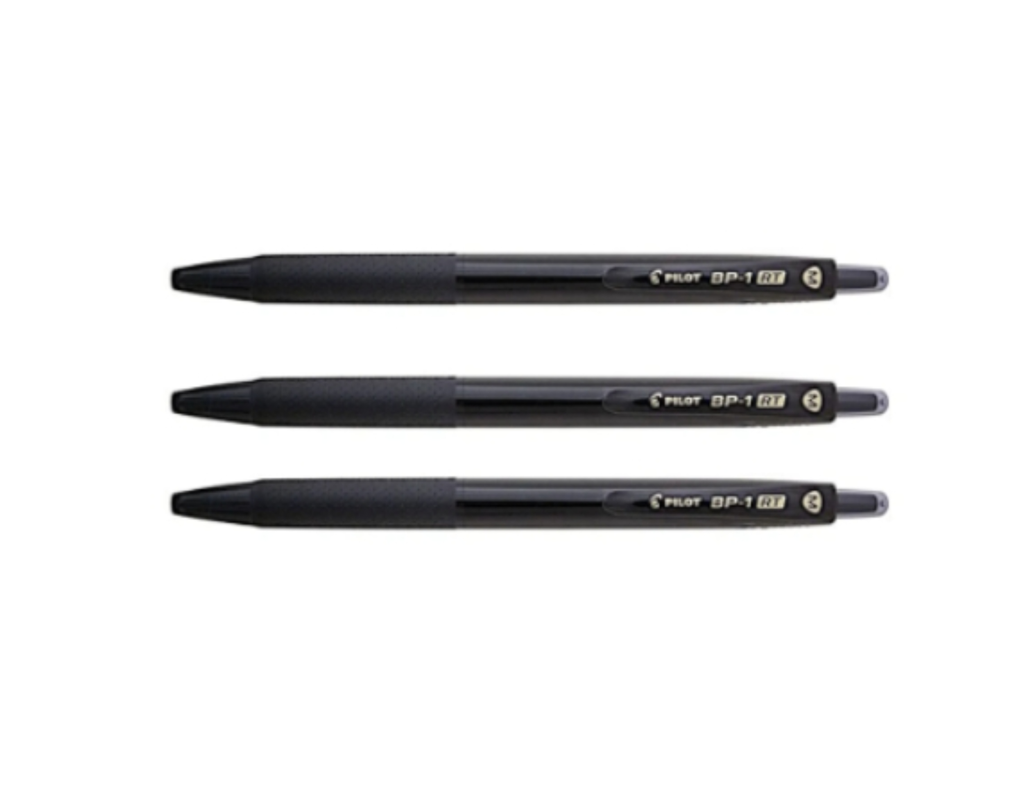 Pilot Ballpen 1.0mm 3 Pcs (BP-1RT) Black | myaeon2go