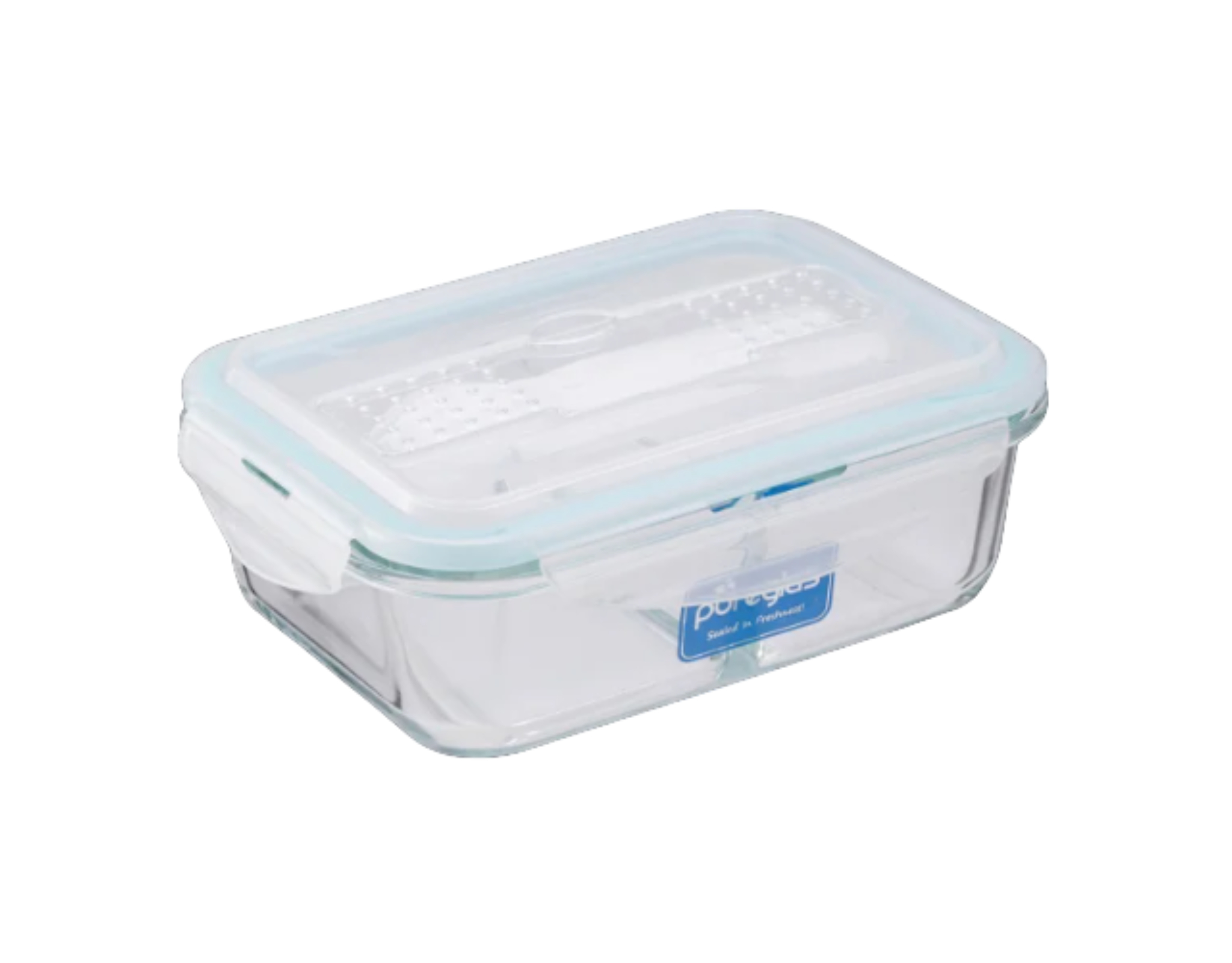 La Gourmet Pureglas Rectangular Container With Cutlery | myaeon2go