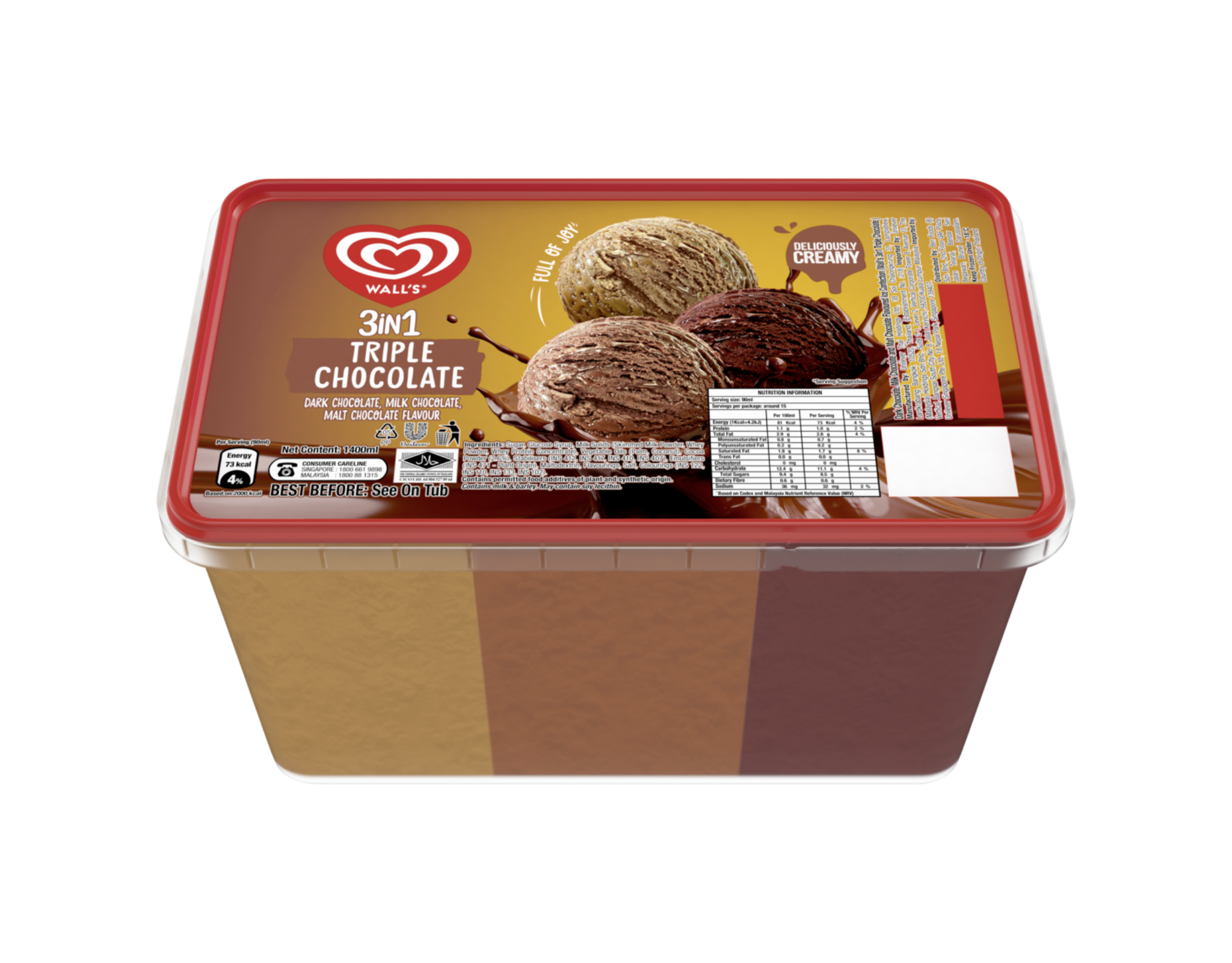 Wall's 3-In-1 Triple Chocolate | myaeon2go