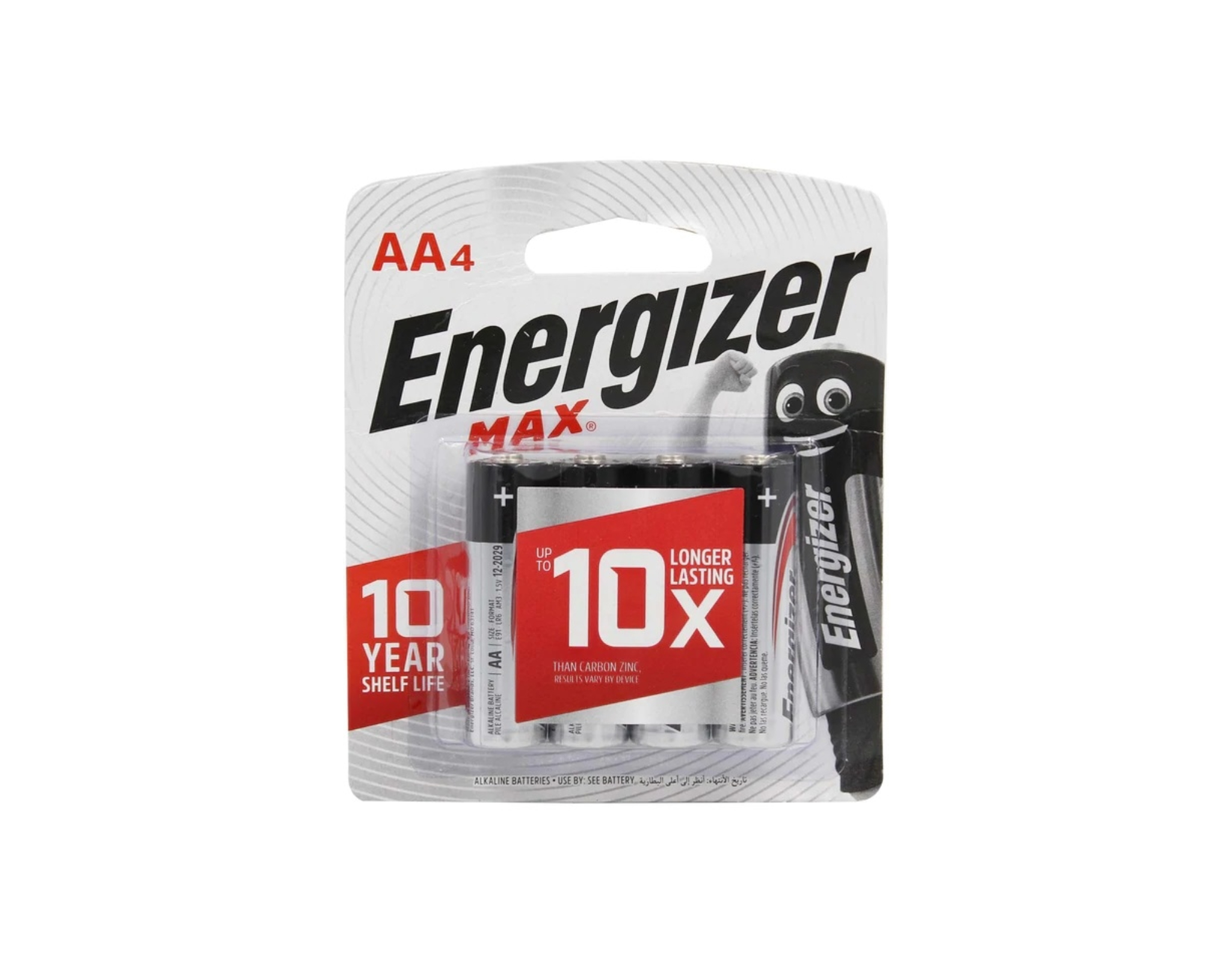 Energizer Max Battery 4 AA (E91BP4) | myaeon2go