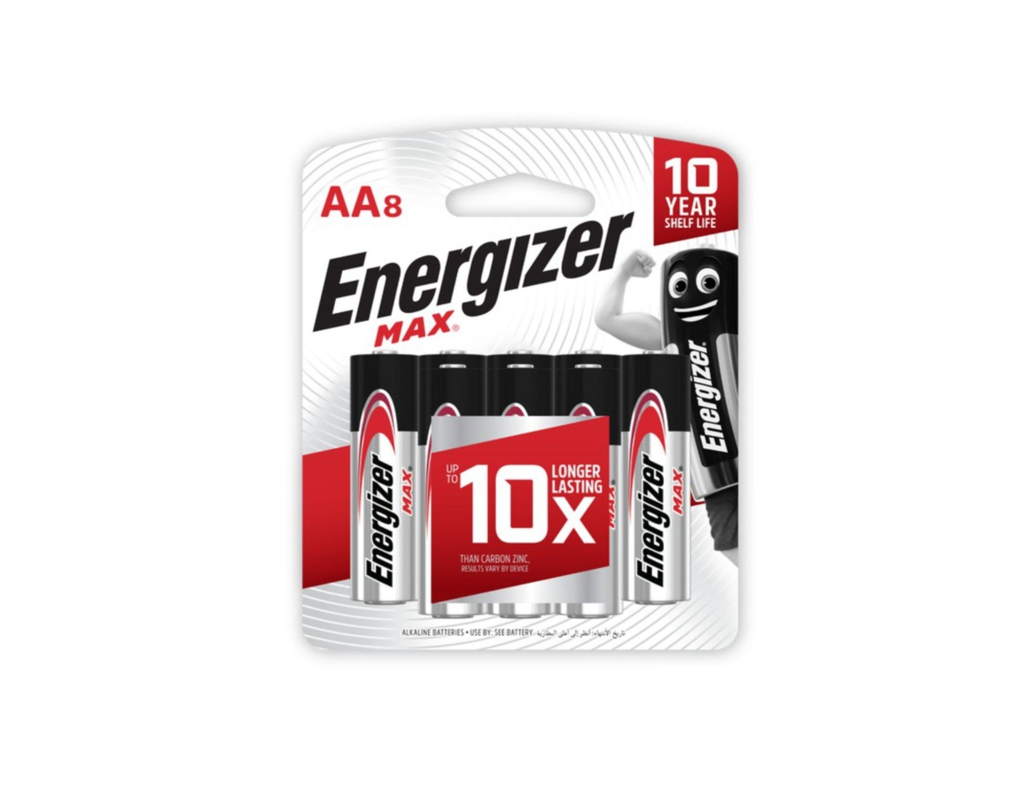 Energizer Max Battery AA, 8 pcs - Long-lasting Power
