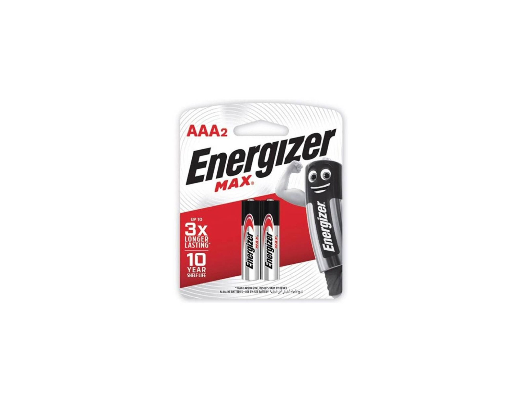 Energizer Max Battery 2 AAA (E92BP2) | myaeon2go